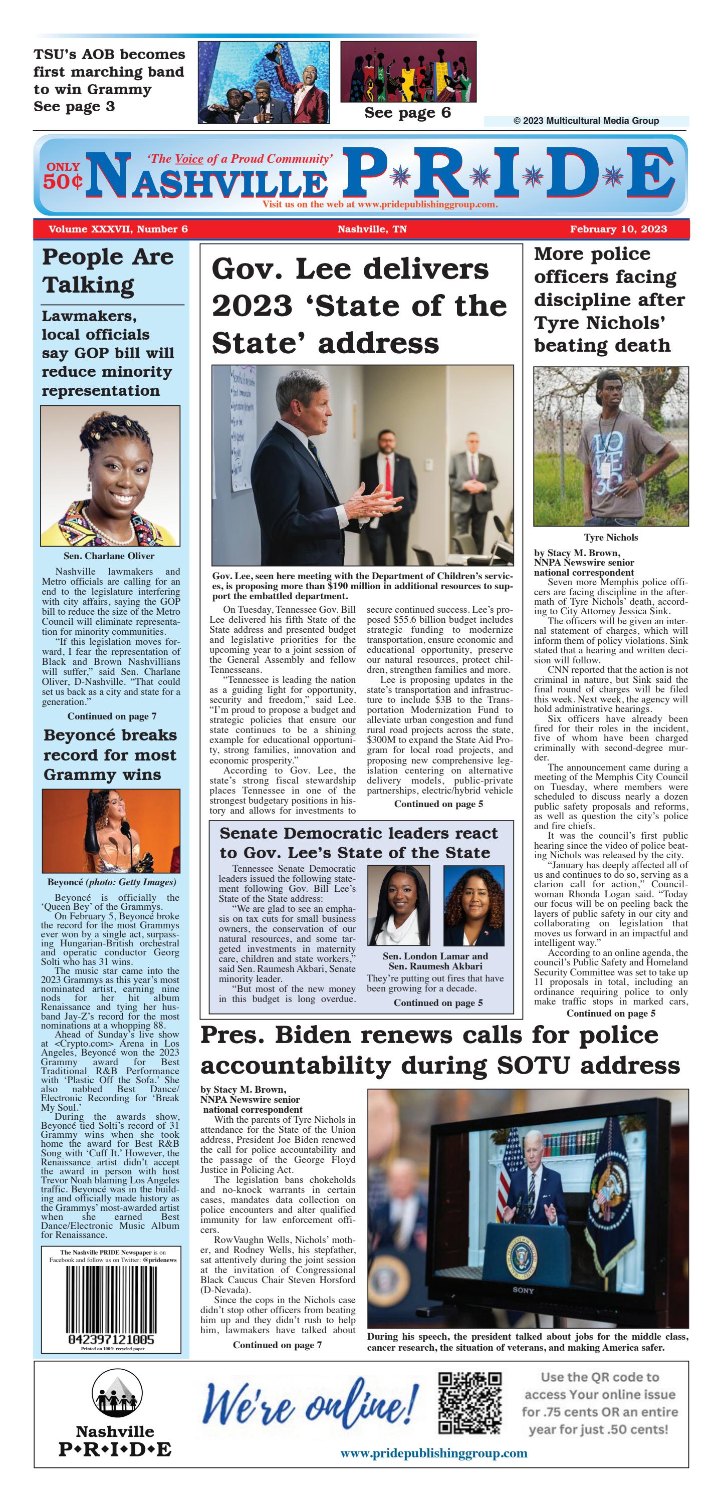 Nashville PRIDE February 10, 2003 by Nashville Pride Newspaper - Issuu