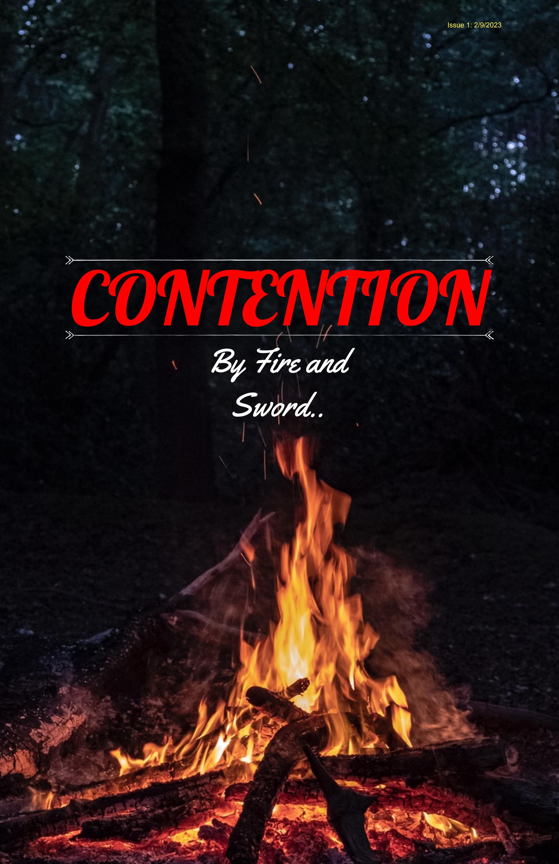 CONTENTION: Issue 1 by Mike_Raj - Issuu