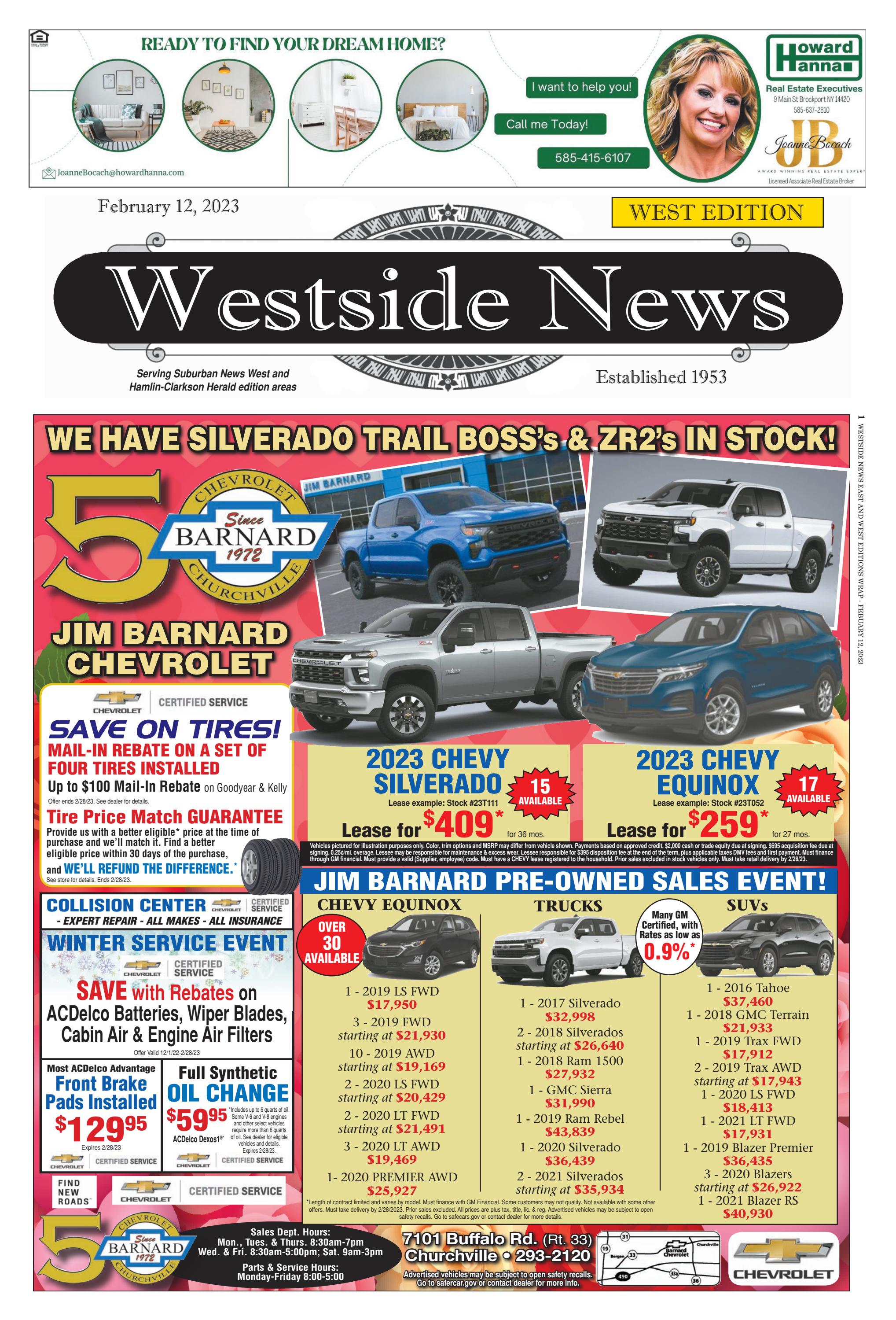 Westside News WEST Edition – February 12, 2023 by Westside News Inc ...