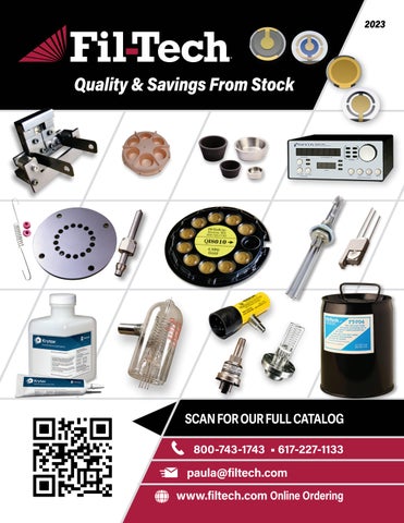 Fil-Tech 2023 Catalog by peartreeusa - Issuu