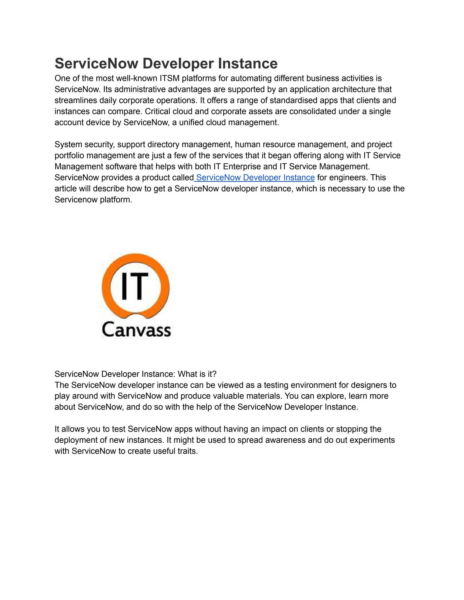ServiceNow Developer Instance by bollusrikanth - Issuu