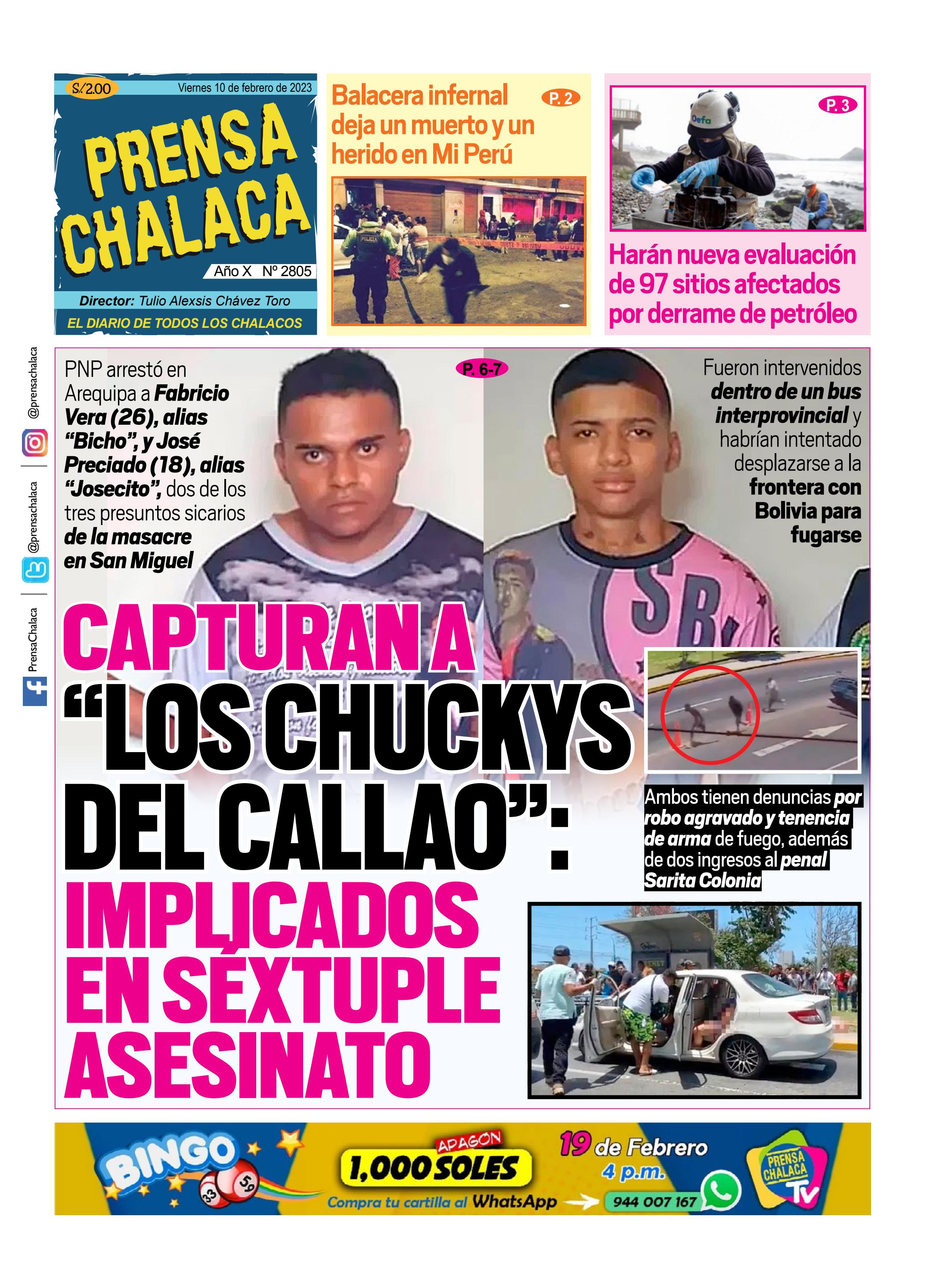 Prensa Chalaca (10-2-2023) - 2805 by Grupo de Comunicaciones Así SAC ...