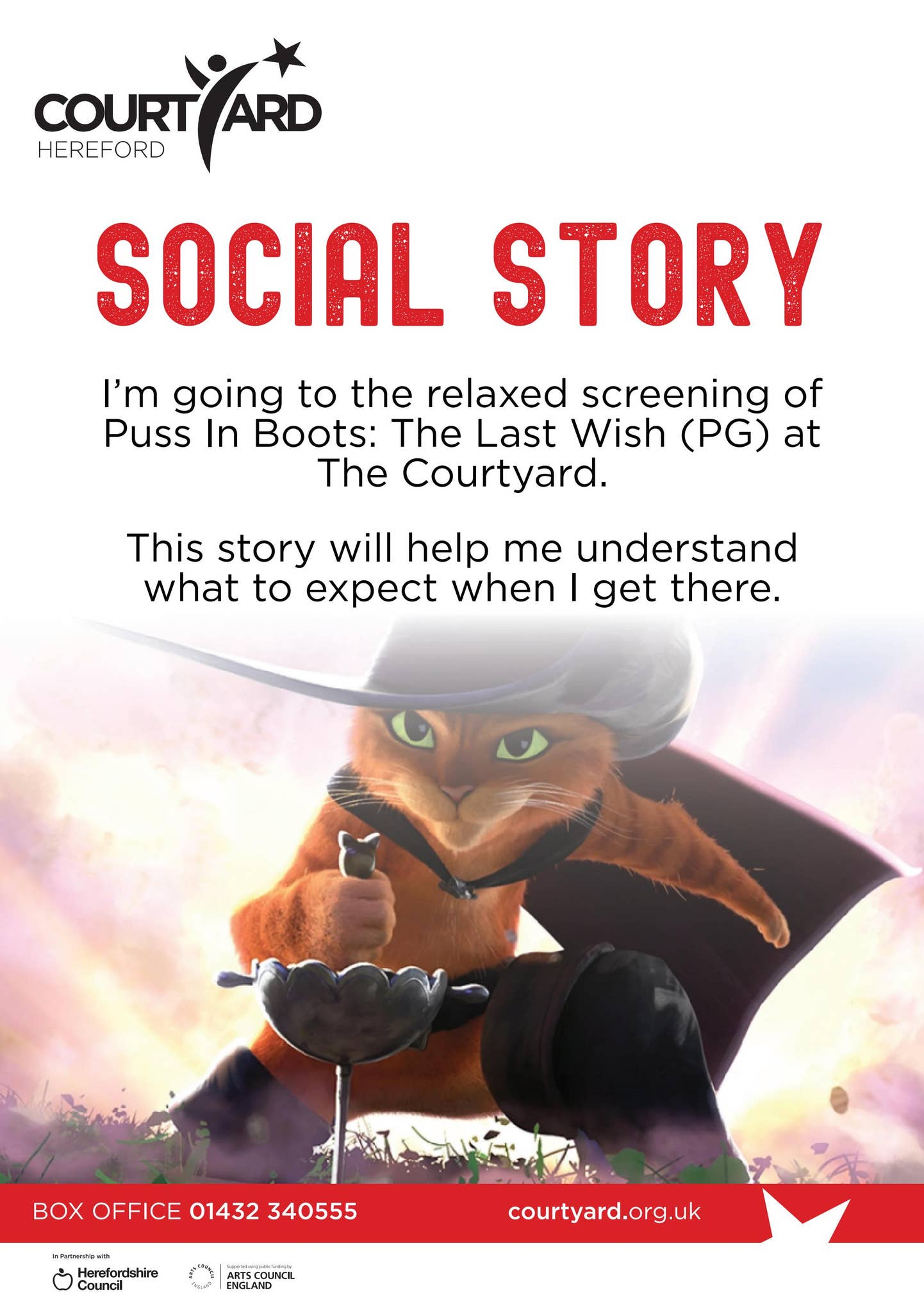 Puss In Boots Social Story by The Courtyard Hereford - Issuu