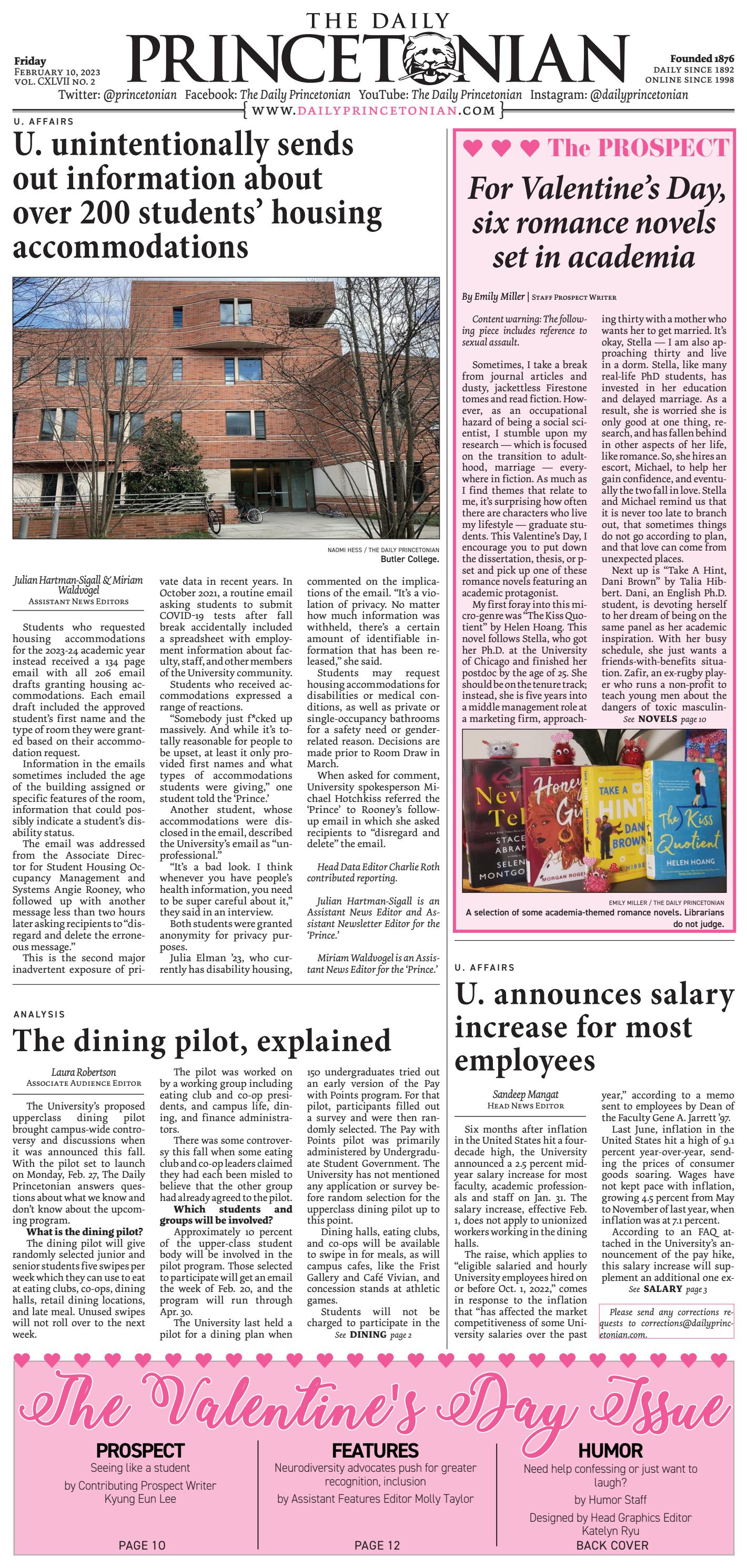 The Daily Princetonian: February 10, 2023 by The Daily Princetonian - Issuu
