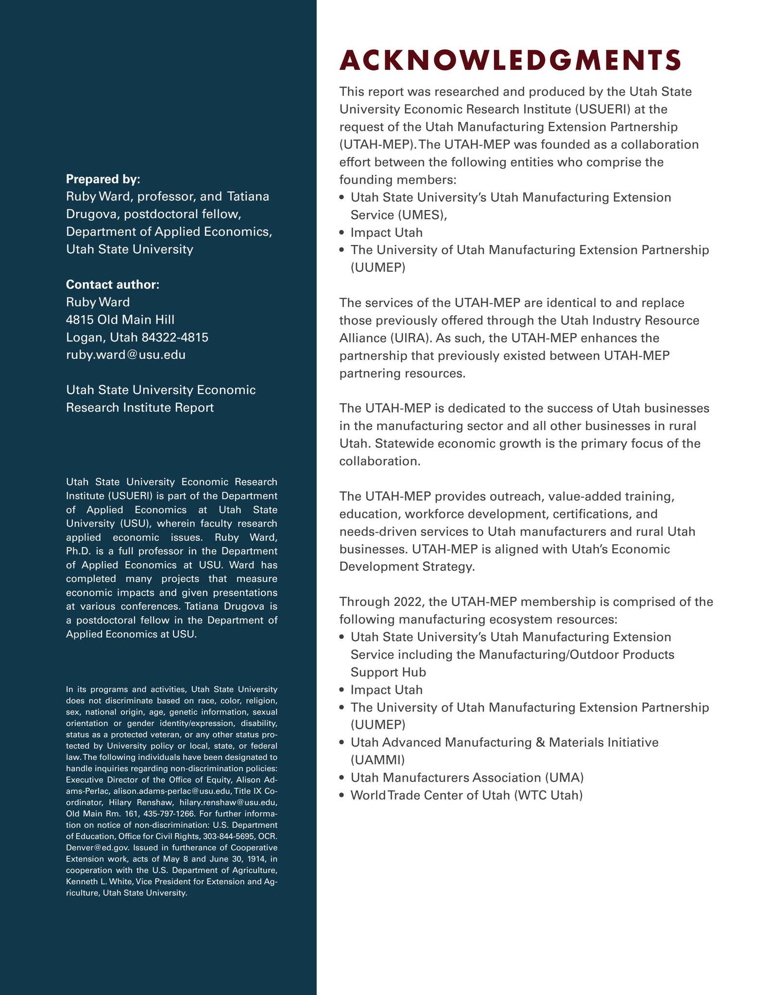 2022 Utah-MEP Economic Impact Report by Utah State University Extension ...