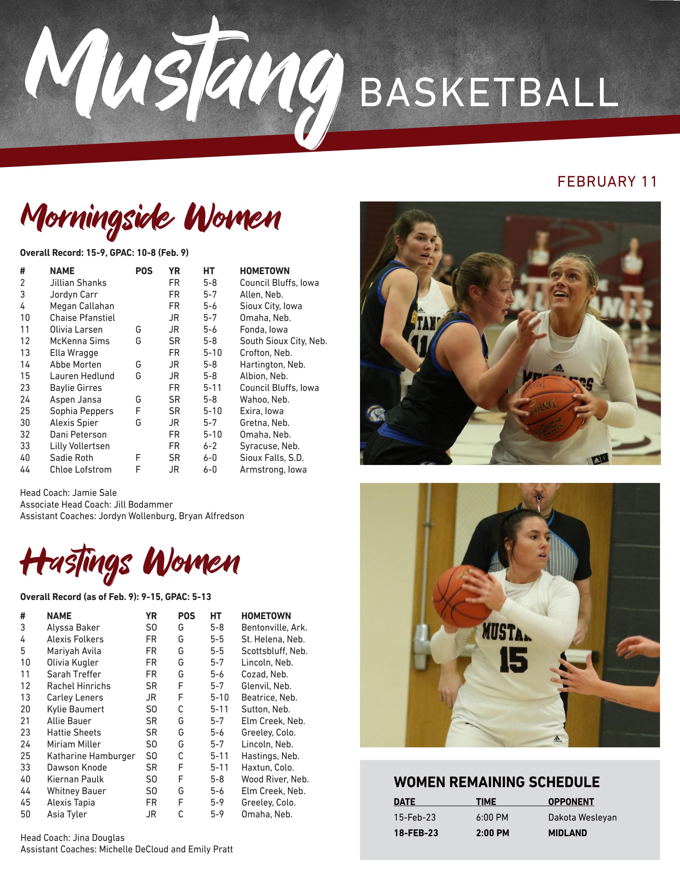 Basketball Game Day Program - Hastings 2/11/2023 by Morningside ...