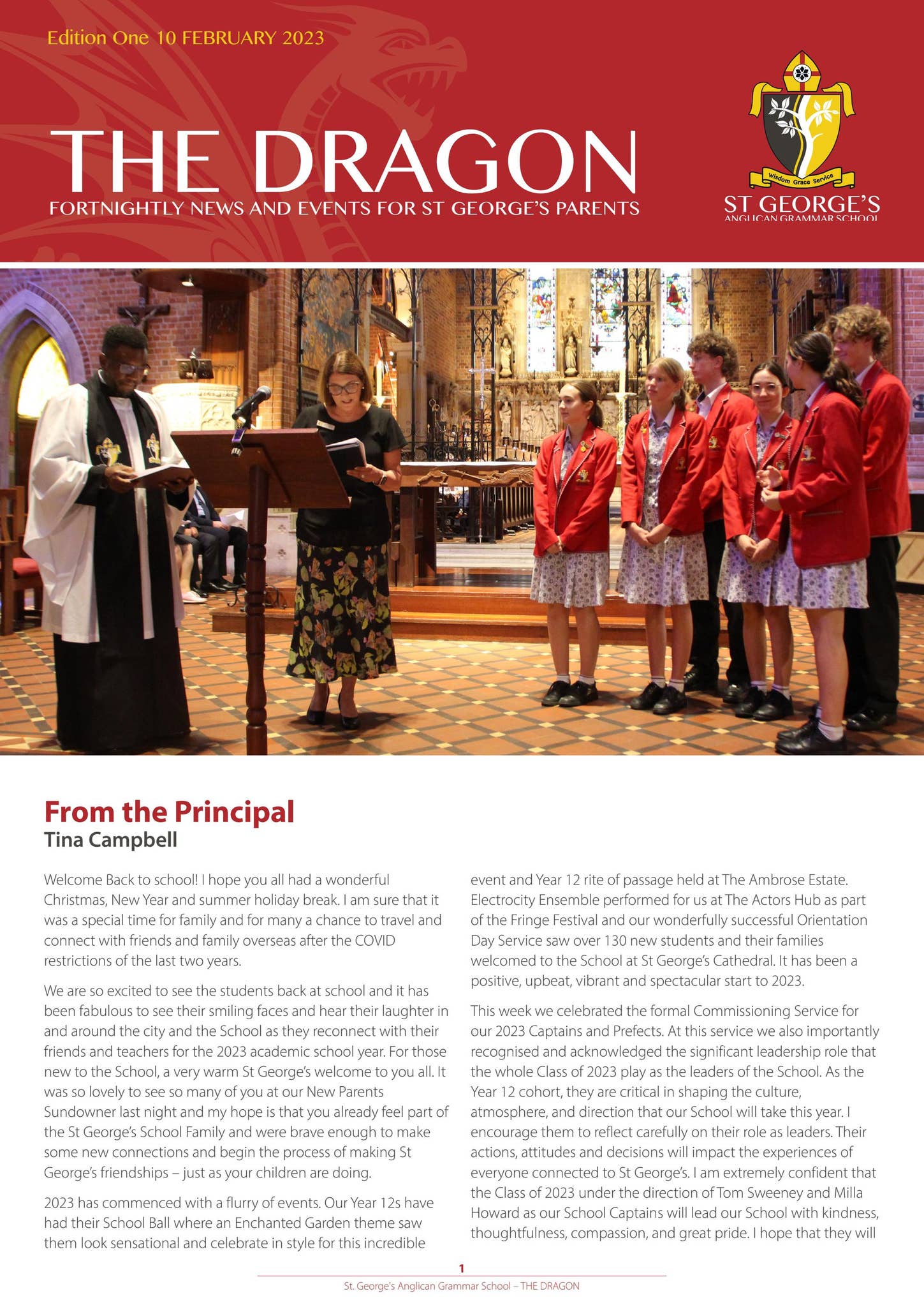 The Dragon | Edition One| 10 February 2023 by St George's Anglican ...