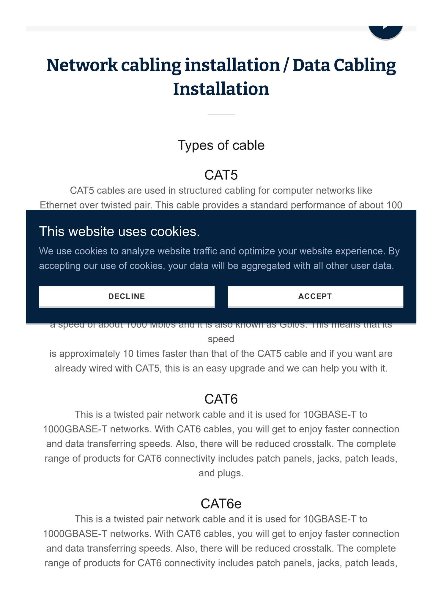 Data Cabling Installation Services in Newcastle by Security CCTV Melbourne - Issuu