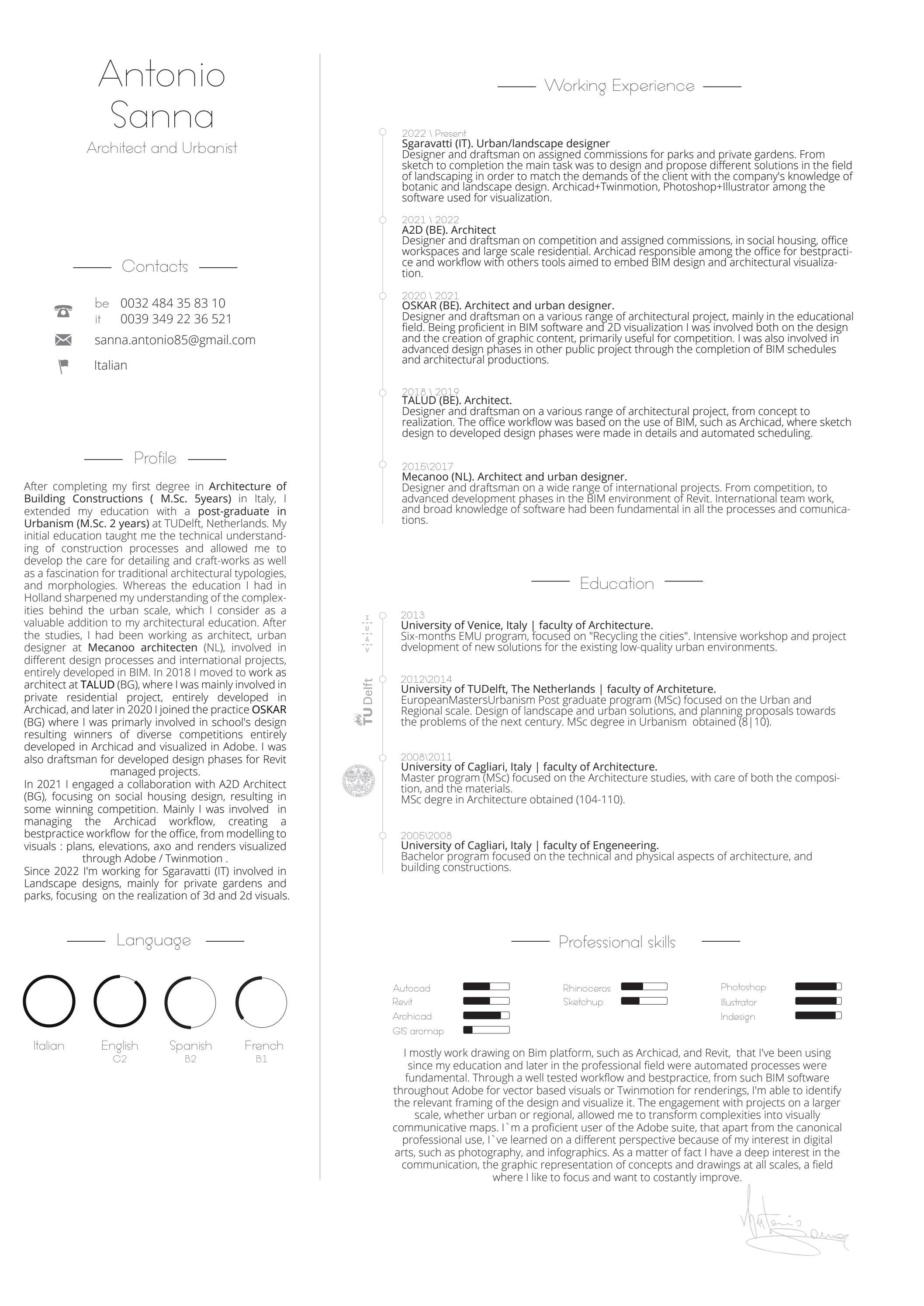 Cv | 2023 by Antonio Sanna - Issuu