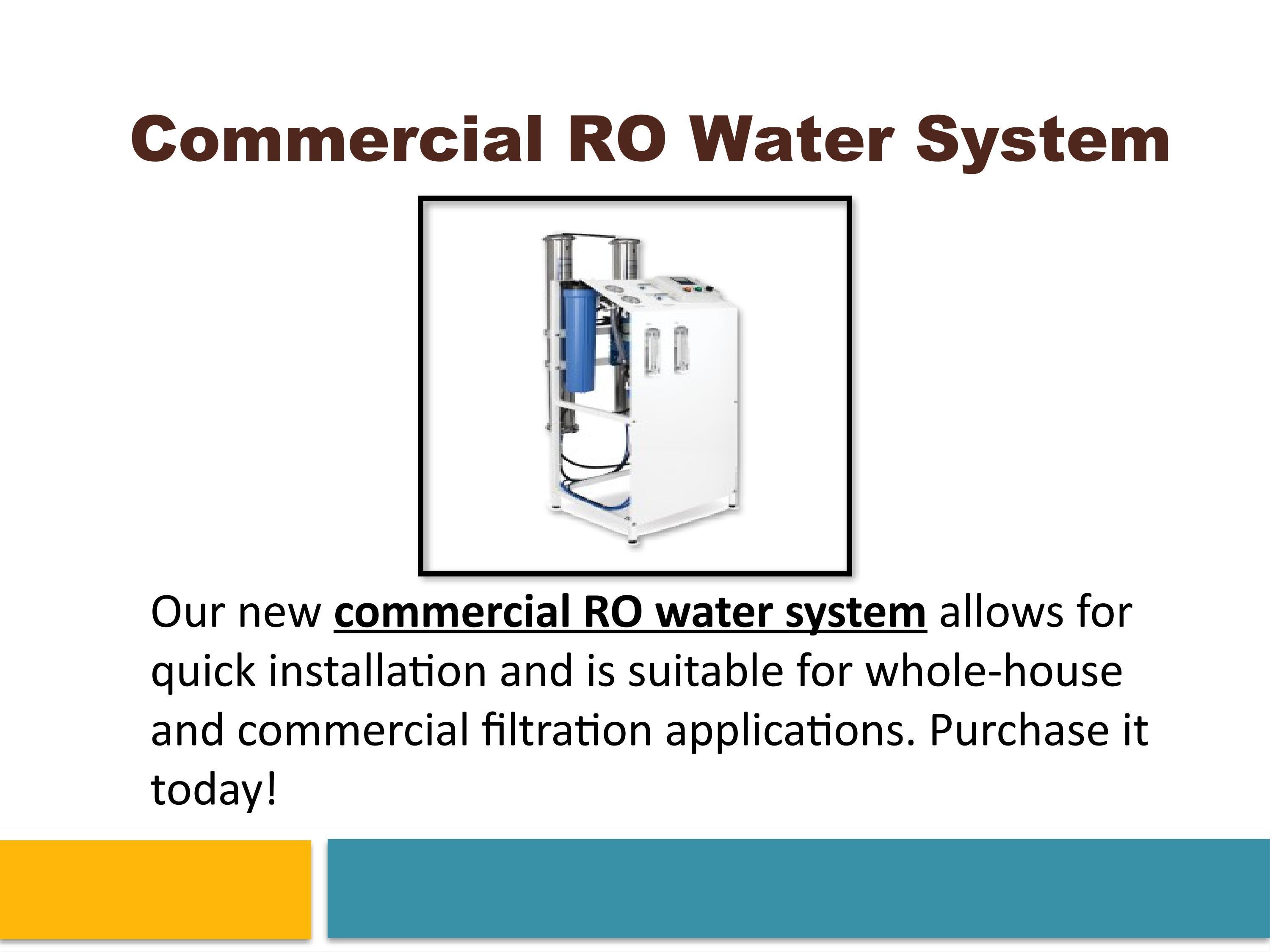 Commercial RO Water System by Aquios - Issuu