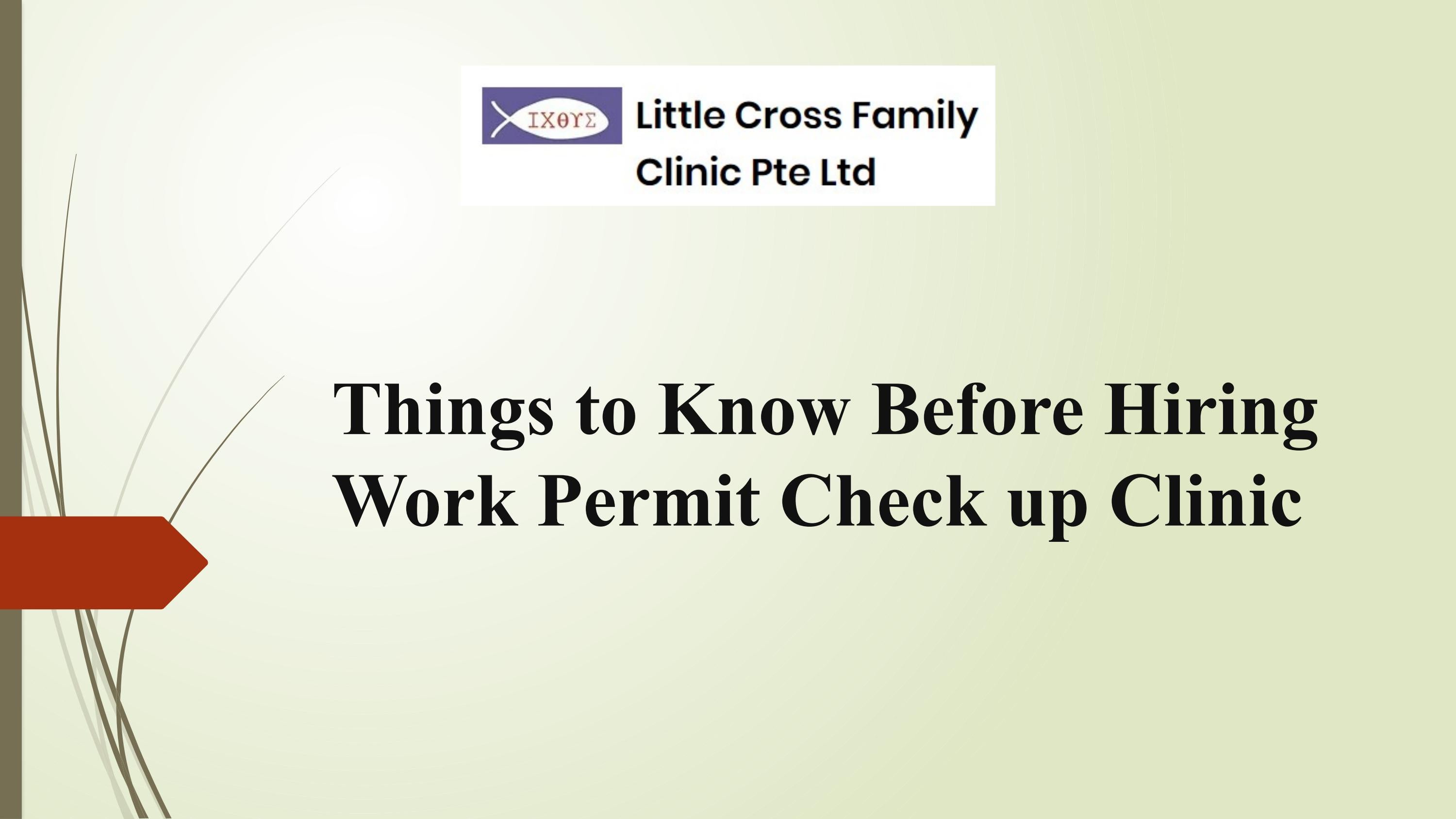 Things to Know Before Hiring Work Permit Check up Clinic by Good ...