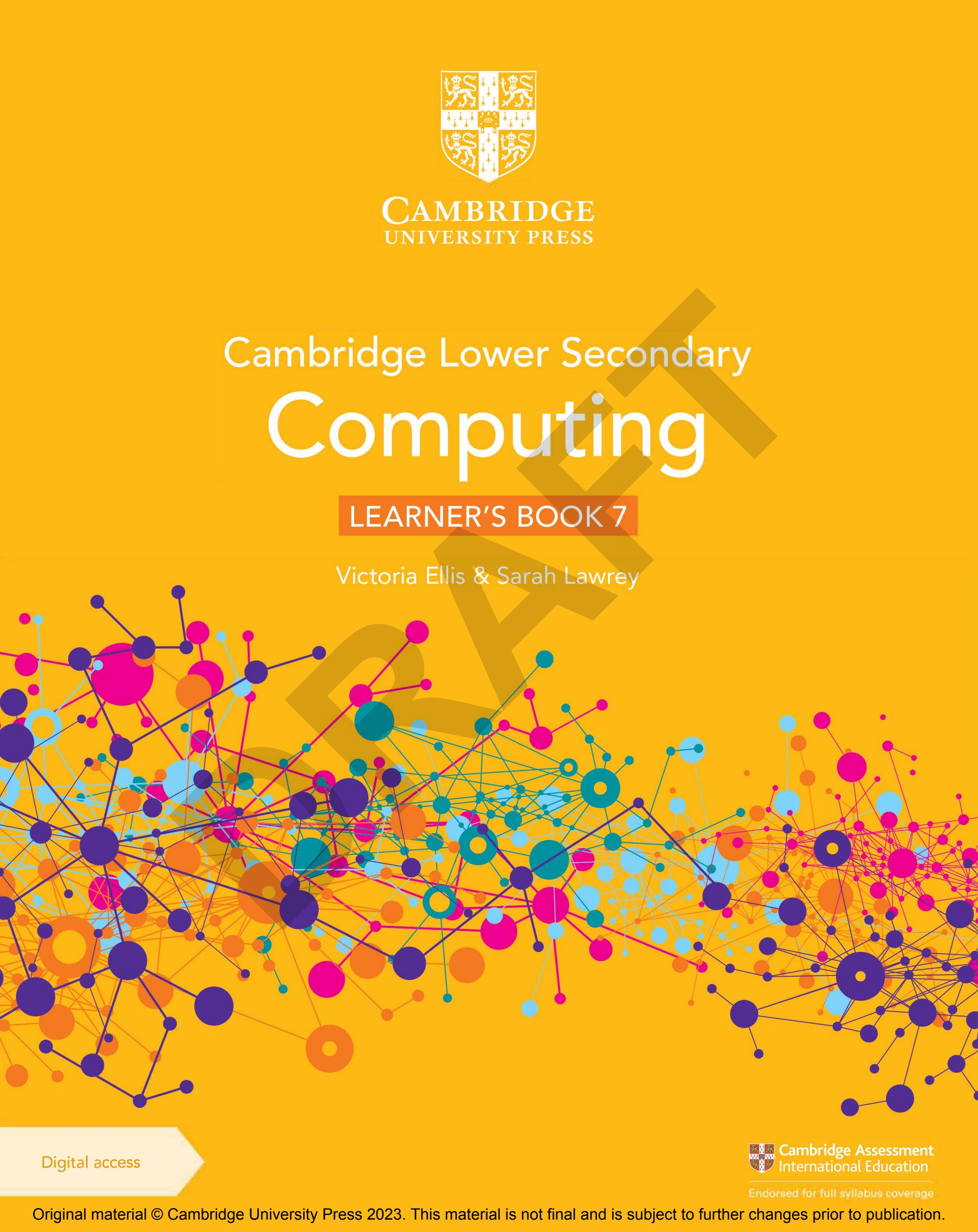 Cambridge Lower Secondary Computing Learner s Book 7 With Digital