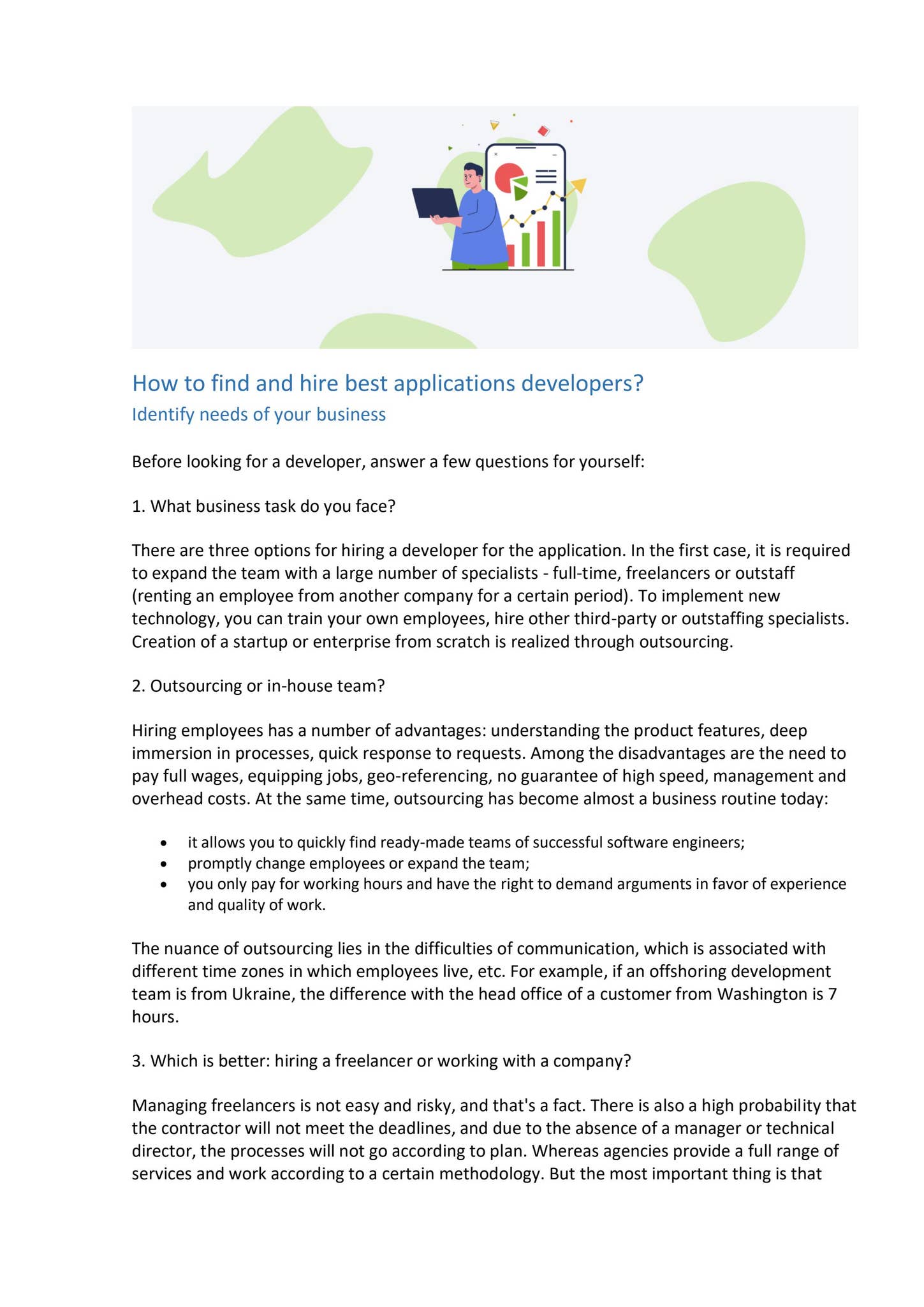 How to find and hire best applications developers? by sdh_global - Issuu