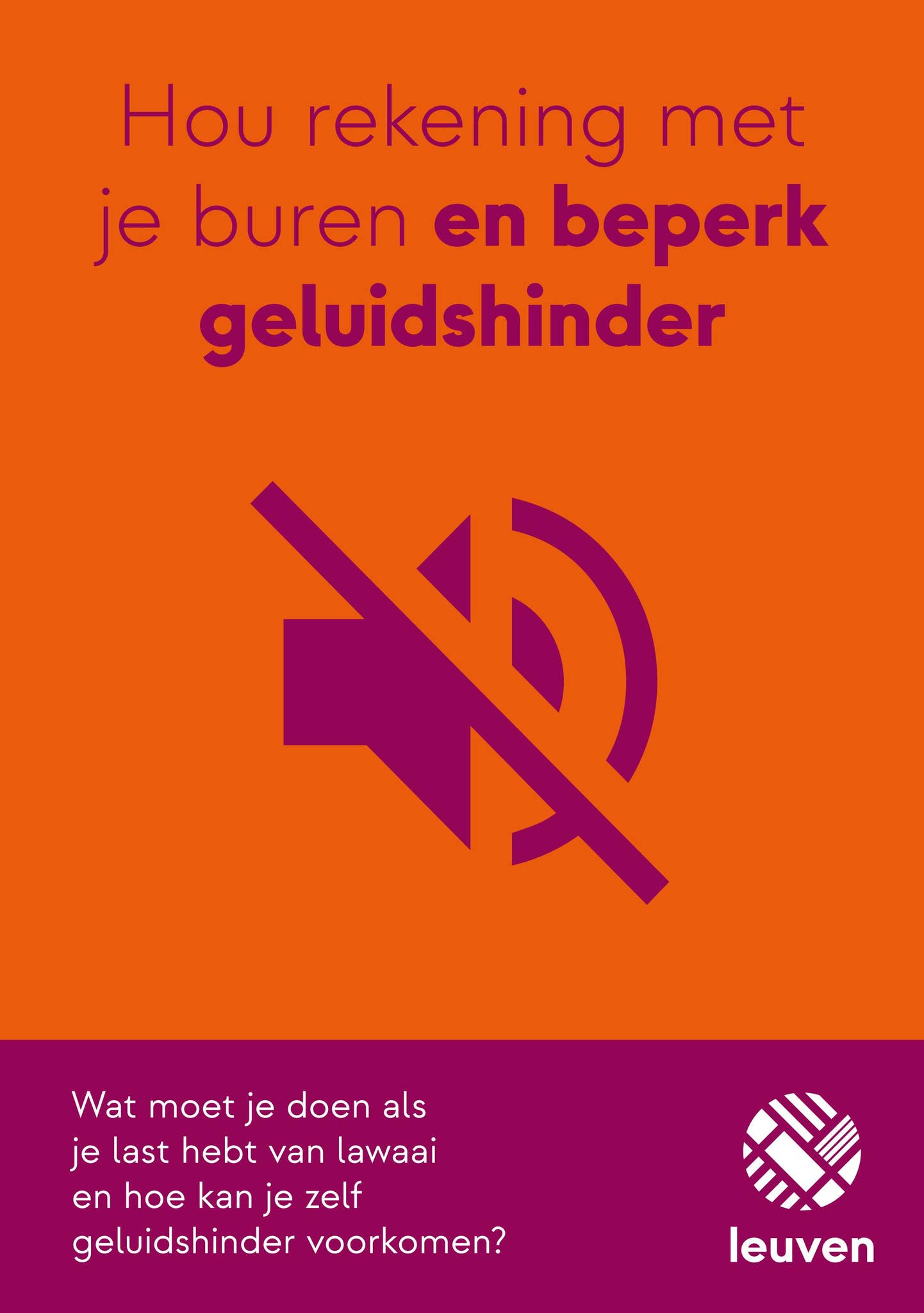 Folder geluidshinder by Stad Leuven - Issuu