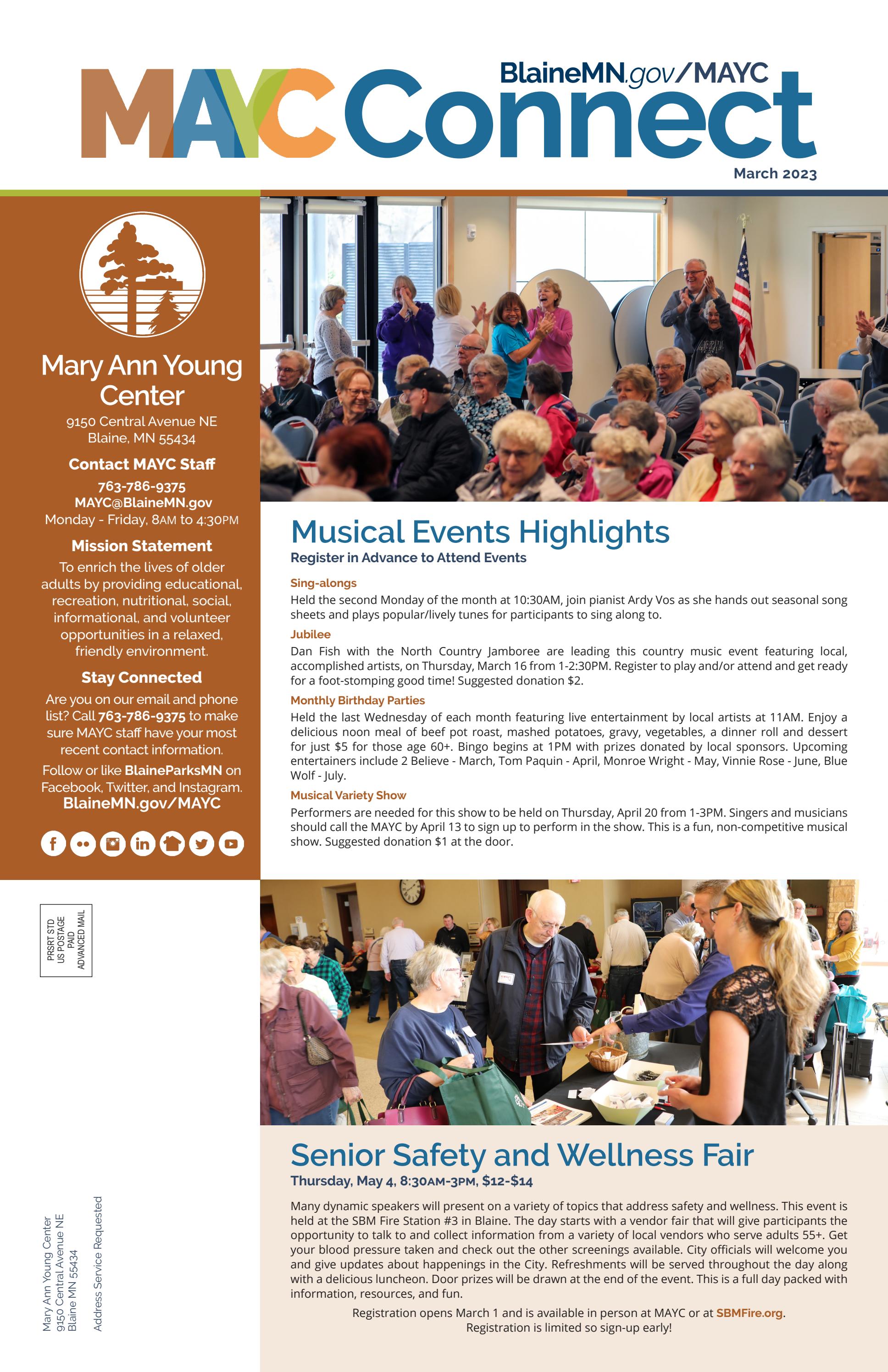 MAYC Connect - March 2023 by City of Blaine - Issuu