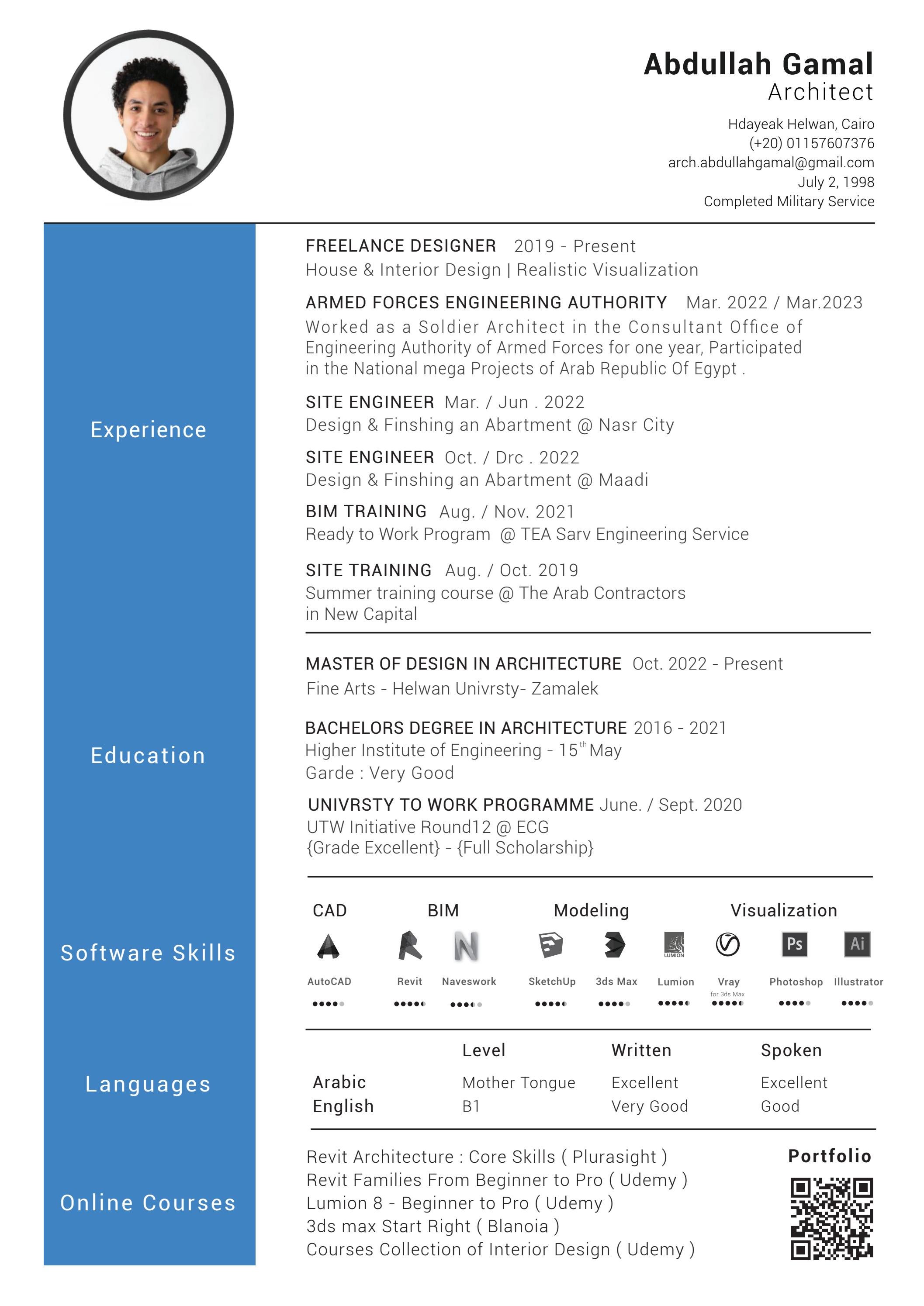 Abdullah Gamal's CV by Abdullah Gamal - Issuu