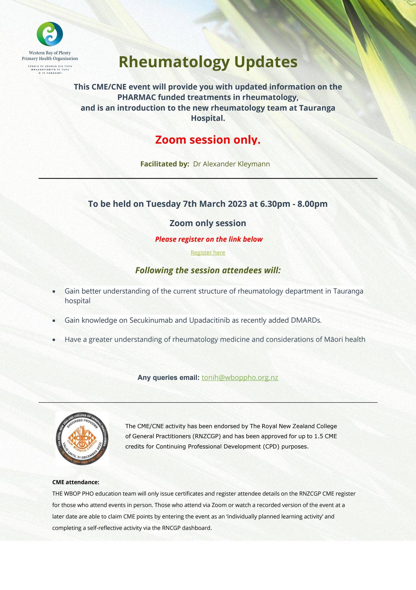 Rheumatology Flyer by WBOP PHO - Issuu