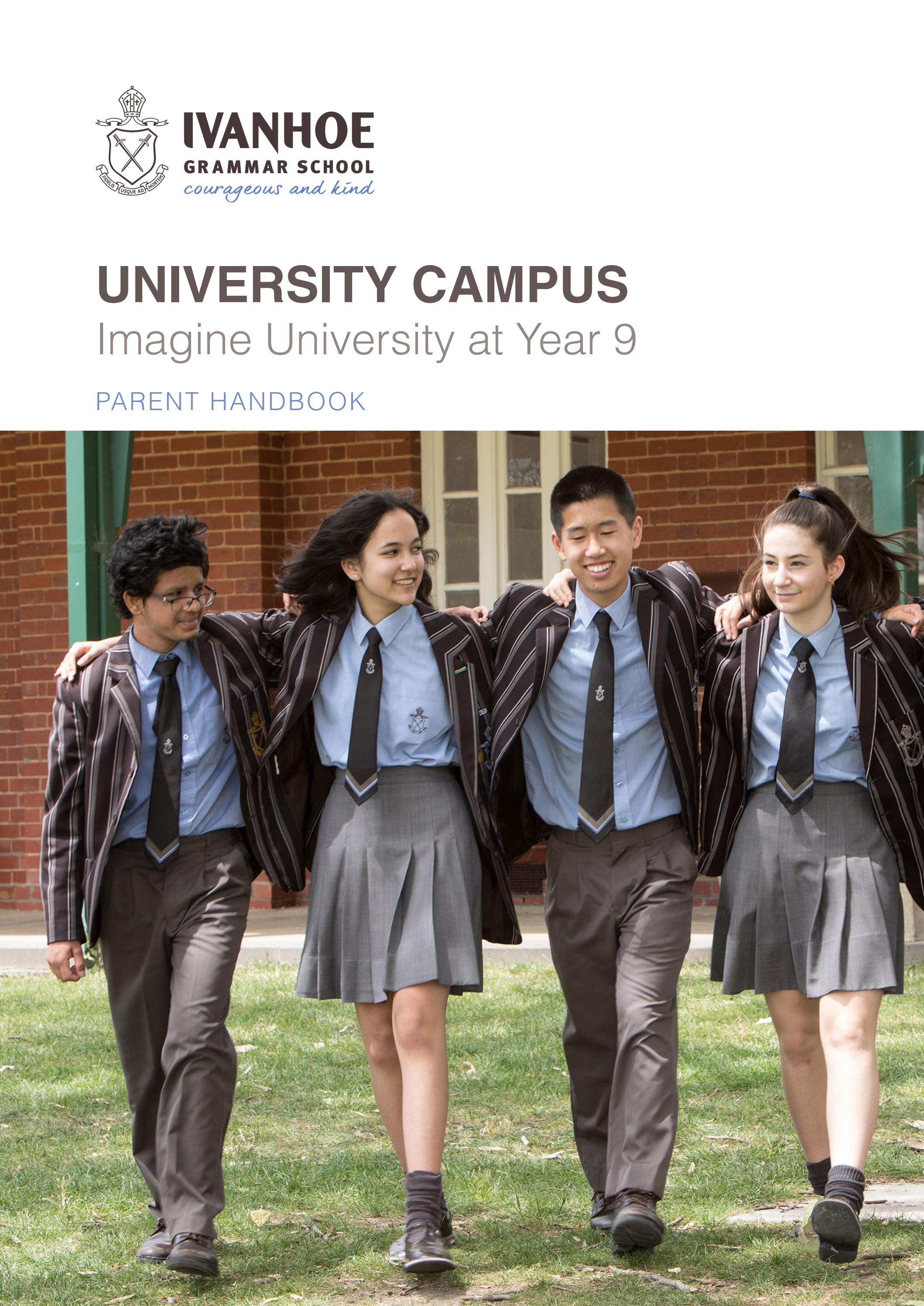 University Campus Handbook by Ivanhoe Grammar School - Issuu