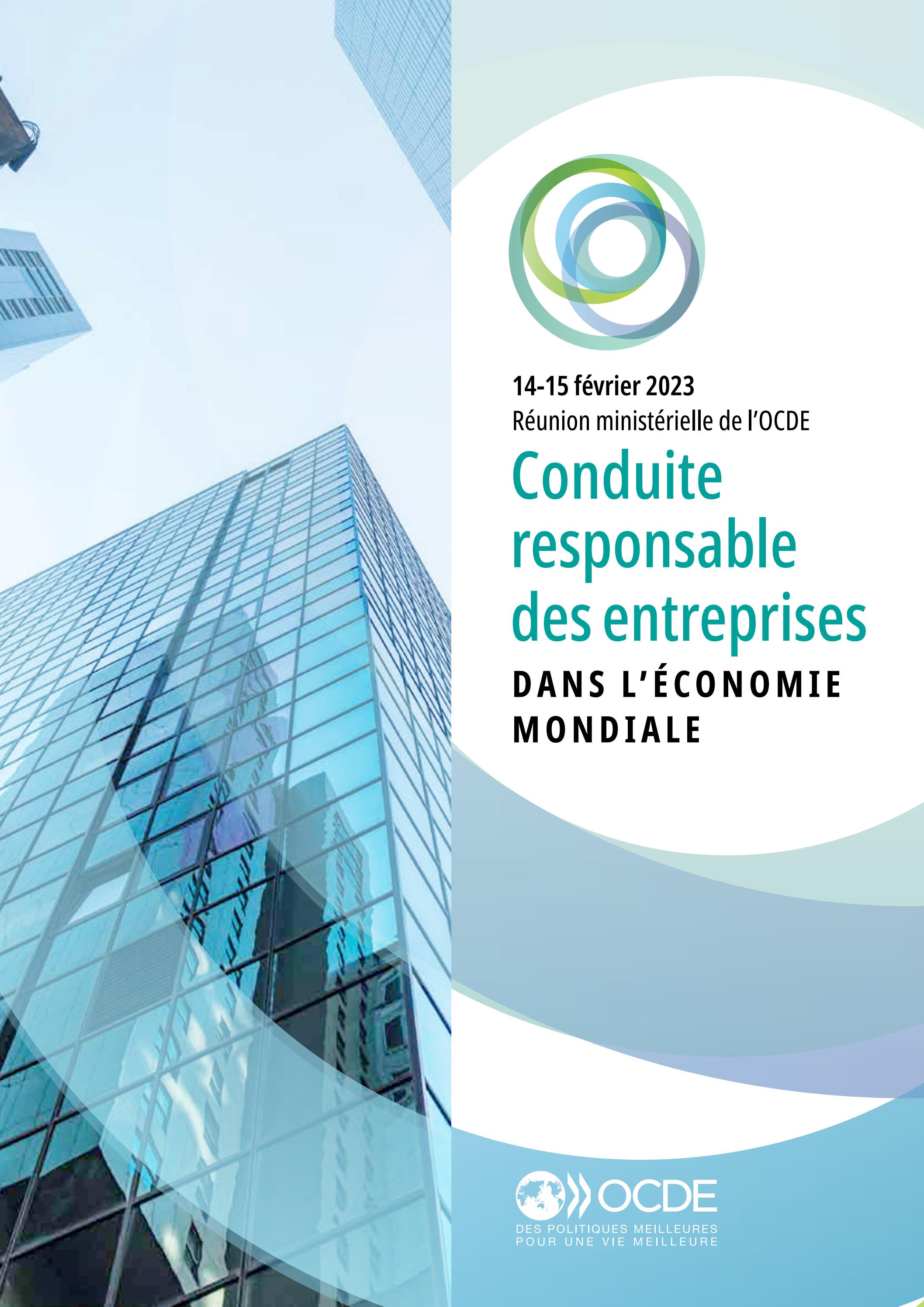 Réunion ministérielle de l'OCDE sur la CRE - Note livre des ...