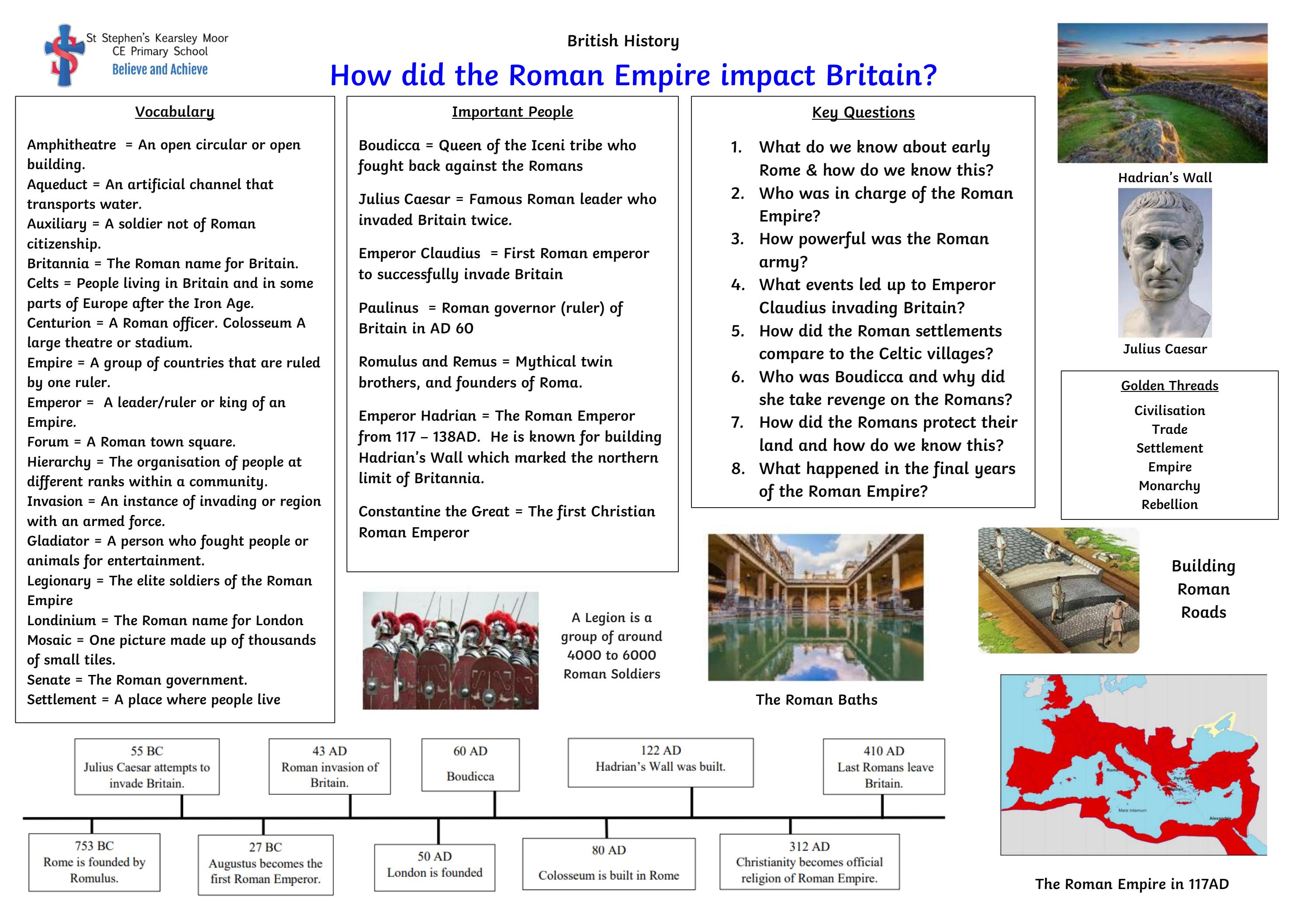 Romans Knowledge Organiser by Schudio - Issuu