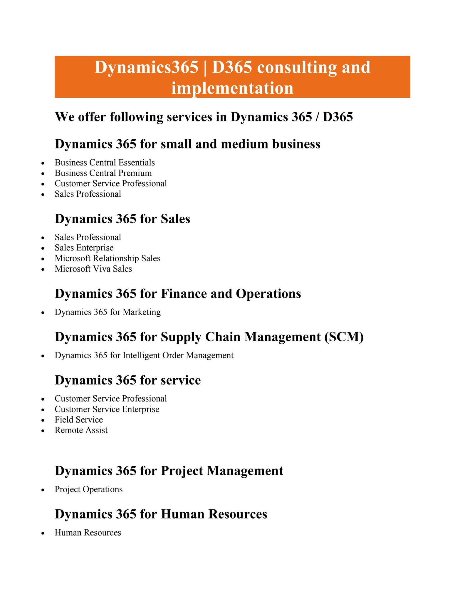 Dynamics365 | D365 consulting and implementation Houston by Desss INC ...