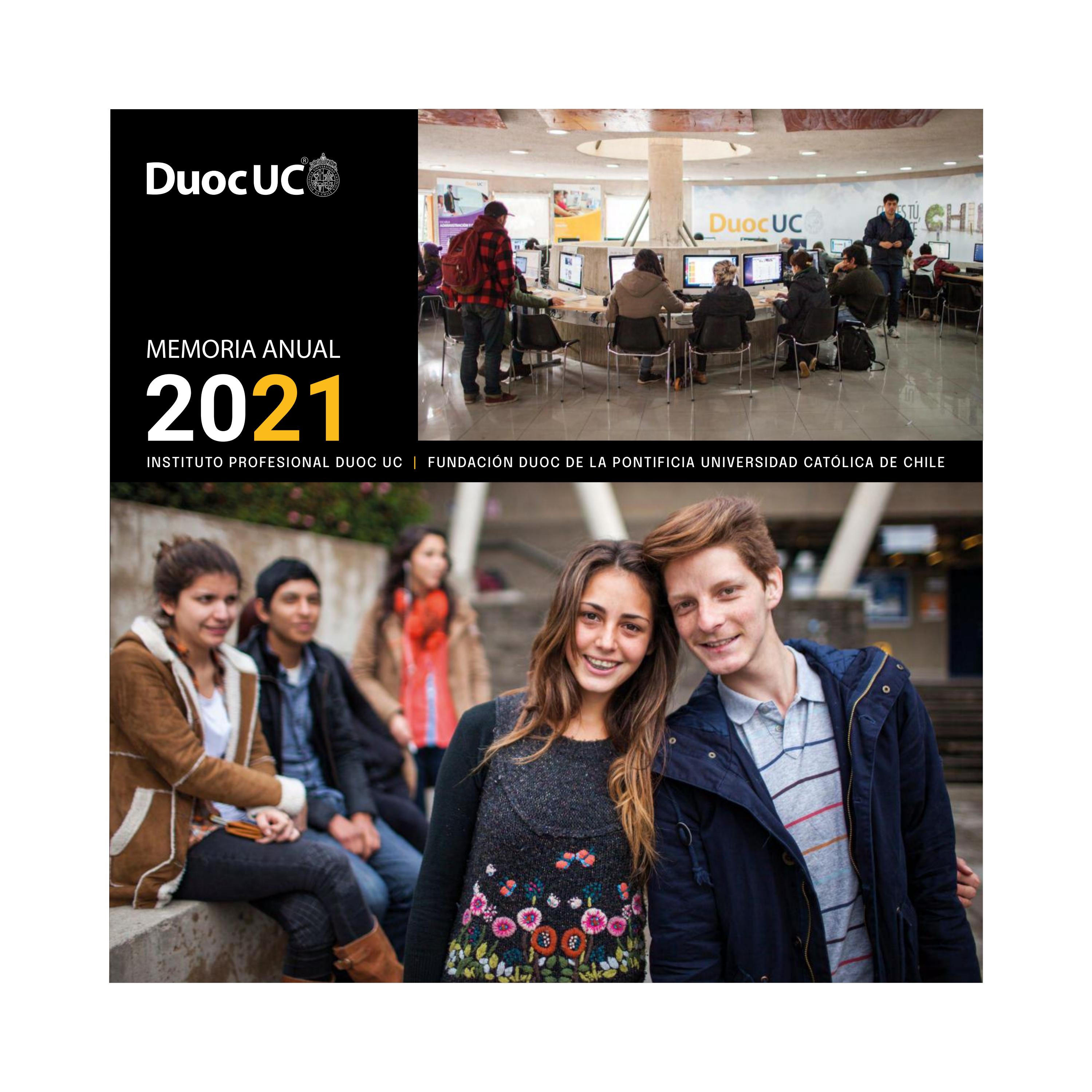 Memoria Anual 2021 - Duoc UC by Duoc UC - Issuu