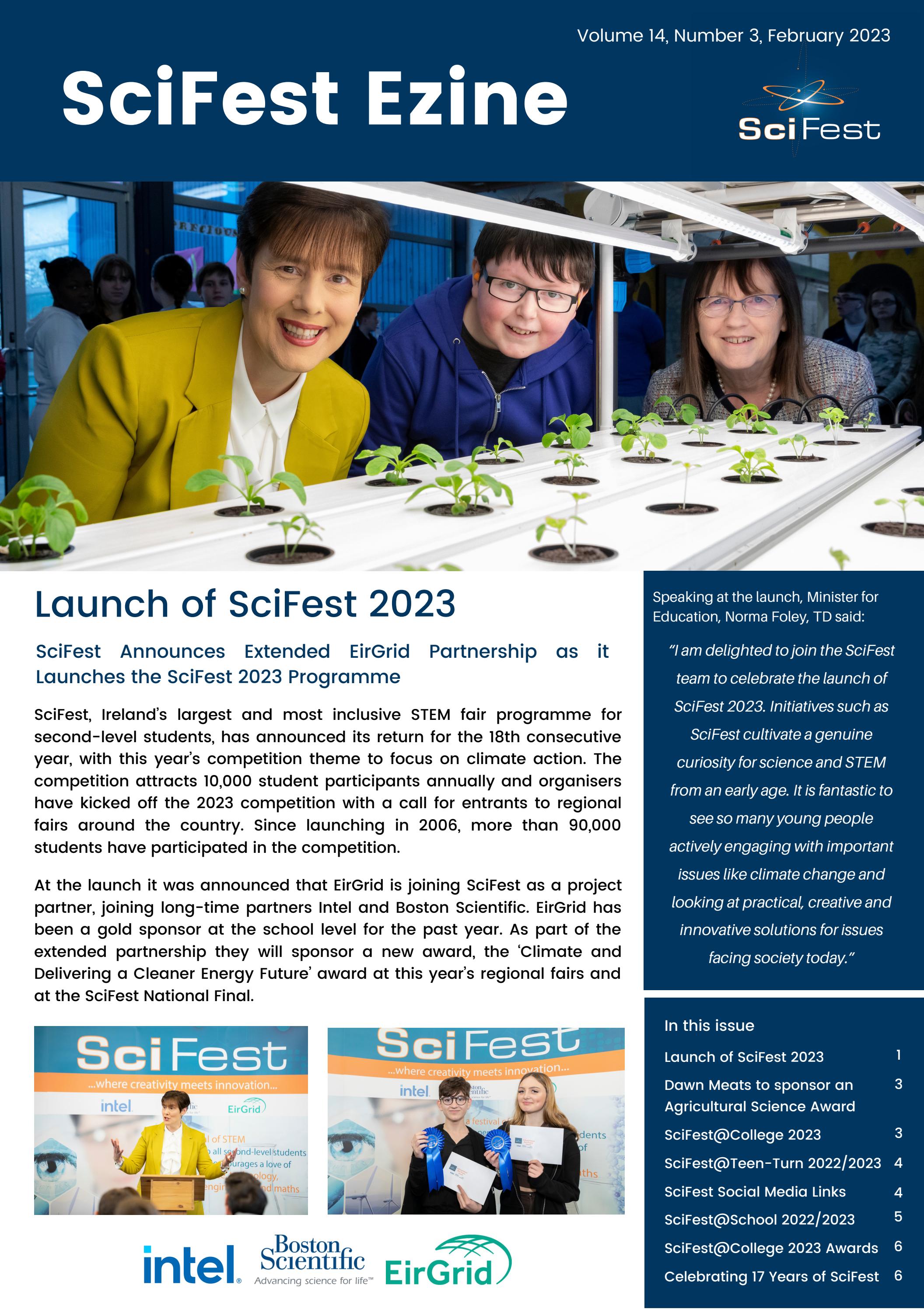 SciFest Ezine, Volume 14, Number 3, February 2023 by SciFest Ireland ...