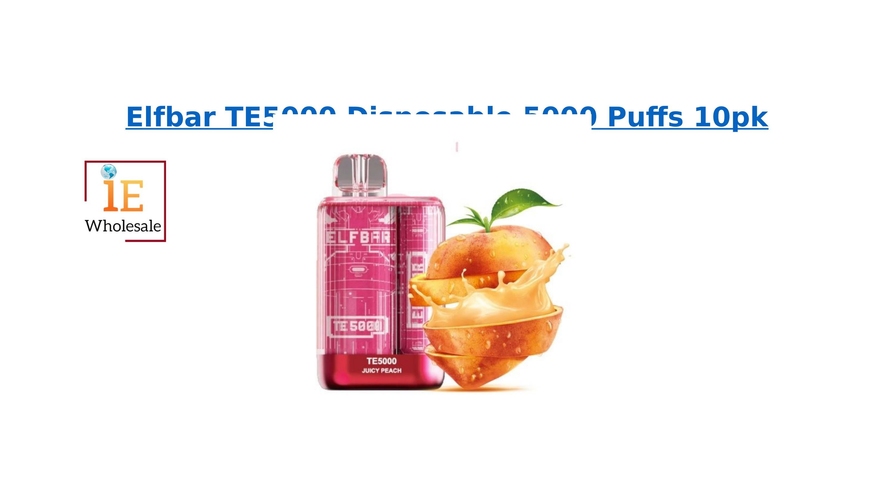 Elfbar TE5000 Disposable 5000 Puffs 10pk by iewholesaleonline - Issuu