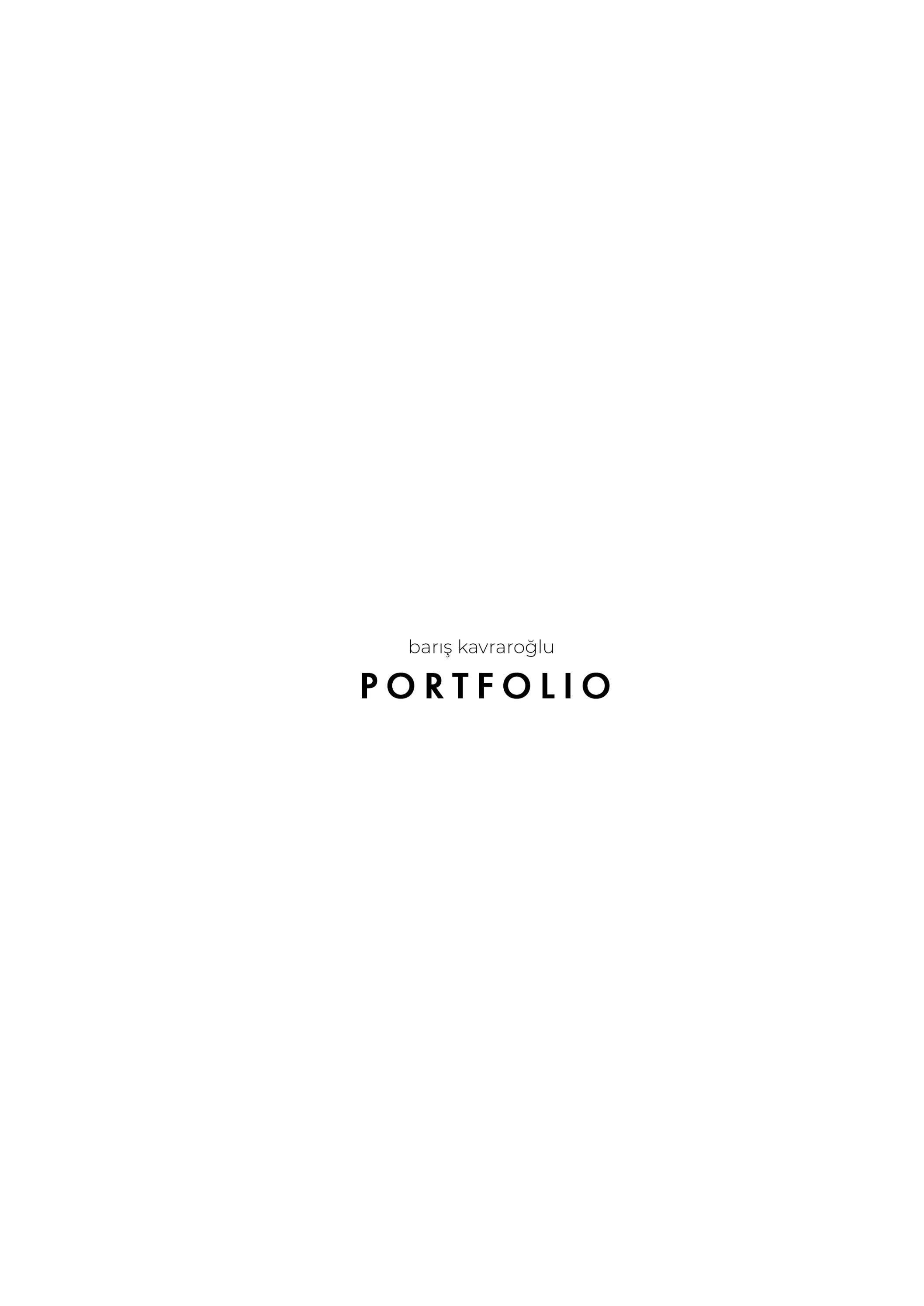 Portfolio - Baris Kavraroglu by Barış Kavraroğlu - Issuu
