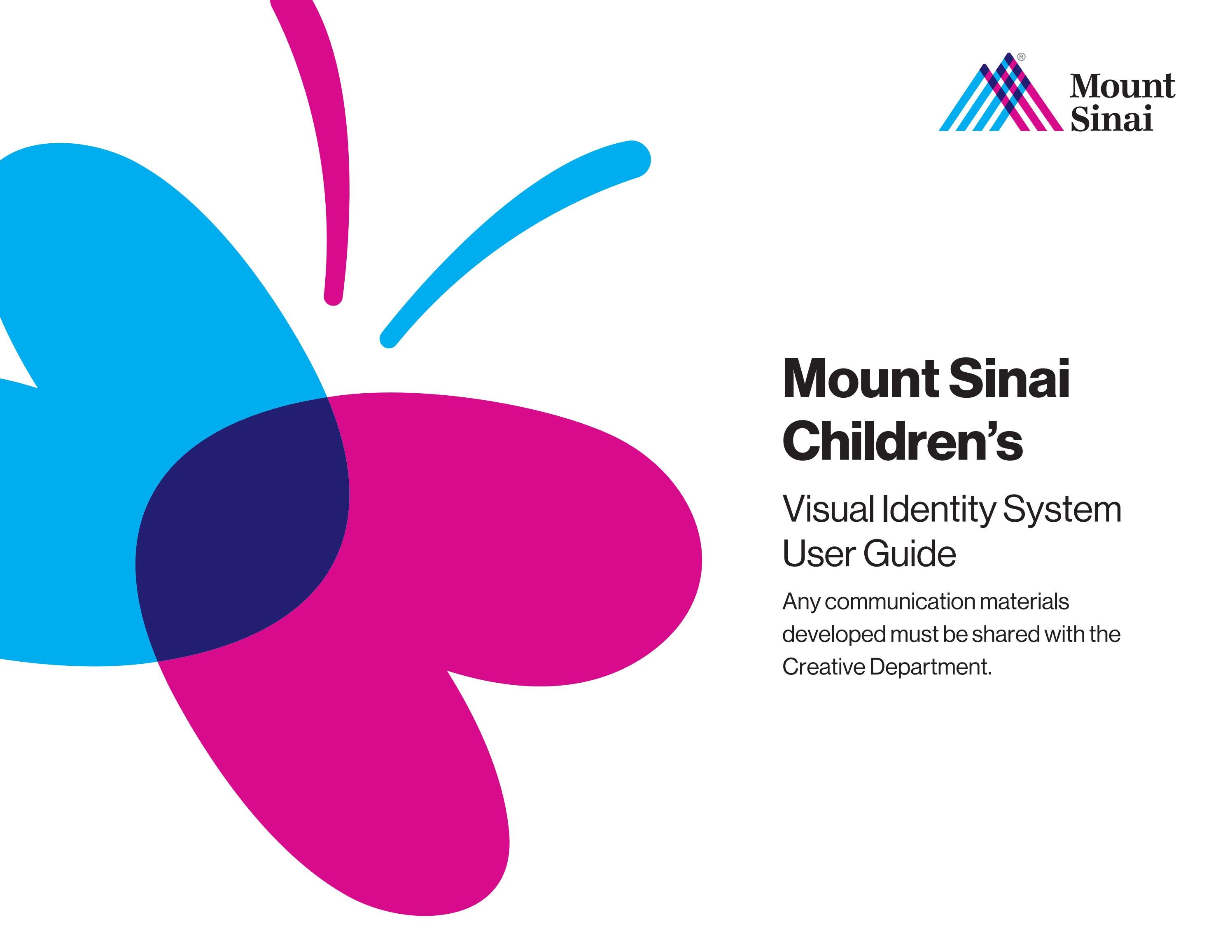 Mount Sinai Children's Visual Identity System User Guide by Mount Sinai ...