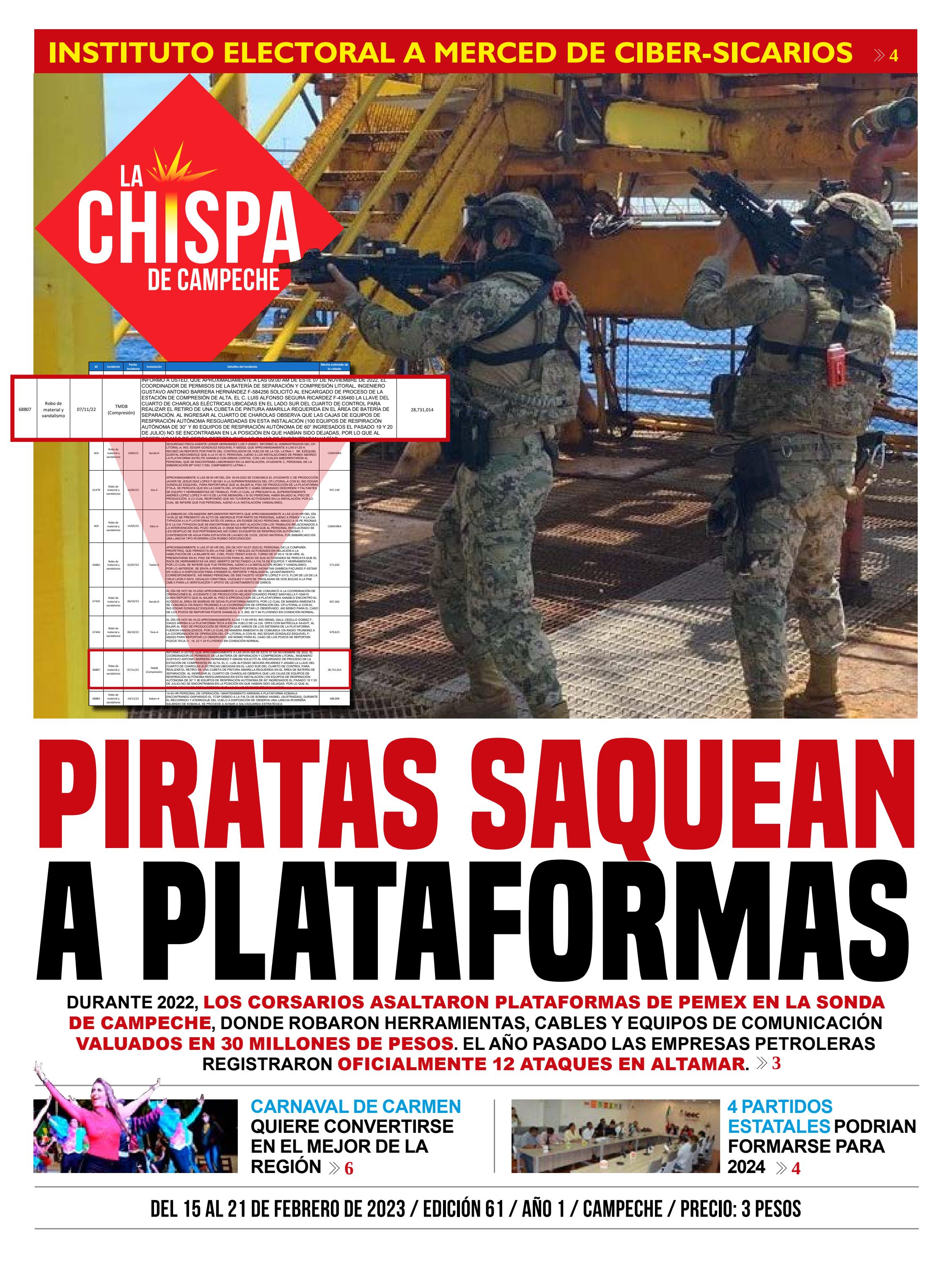 Semanario La Chispa de Campeche, edición 61 by Revista LaChispa - Issuu