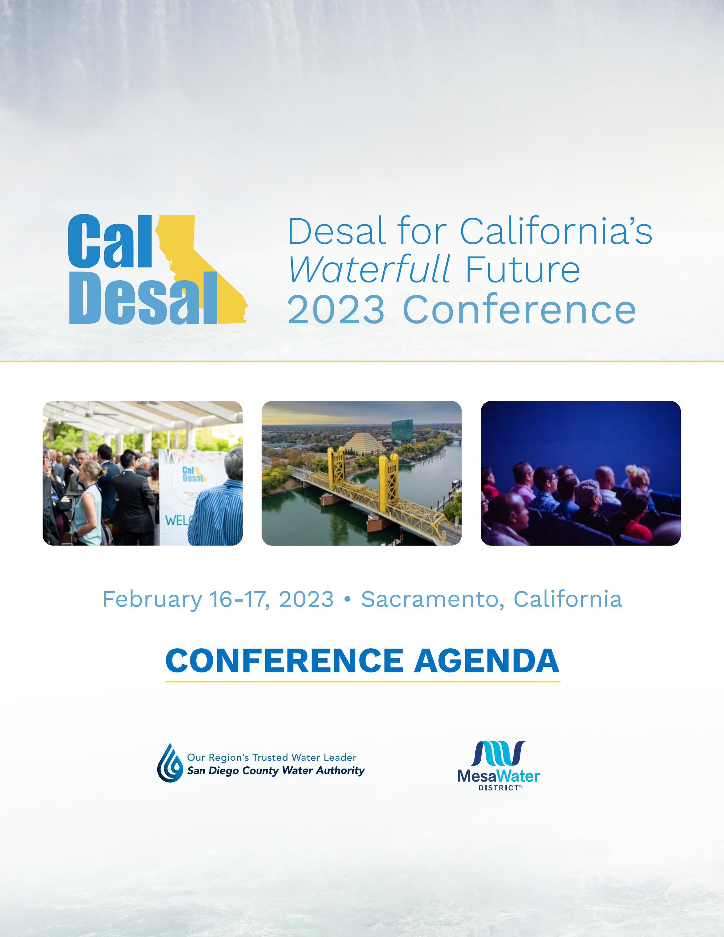 CalDesal 2023 Annual Conference - Agenda by SMA Launch - Issuu