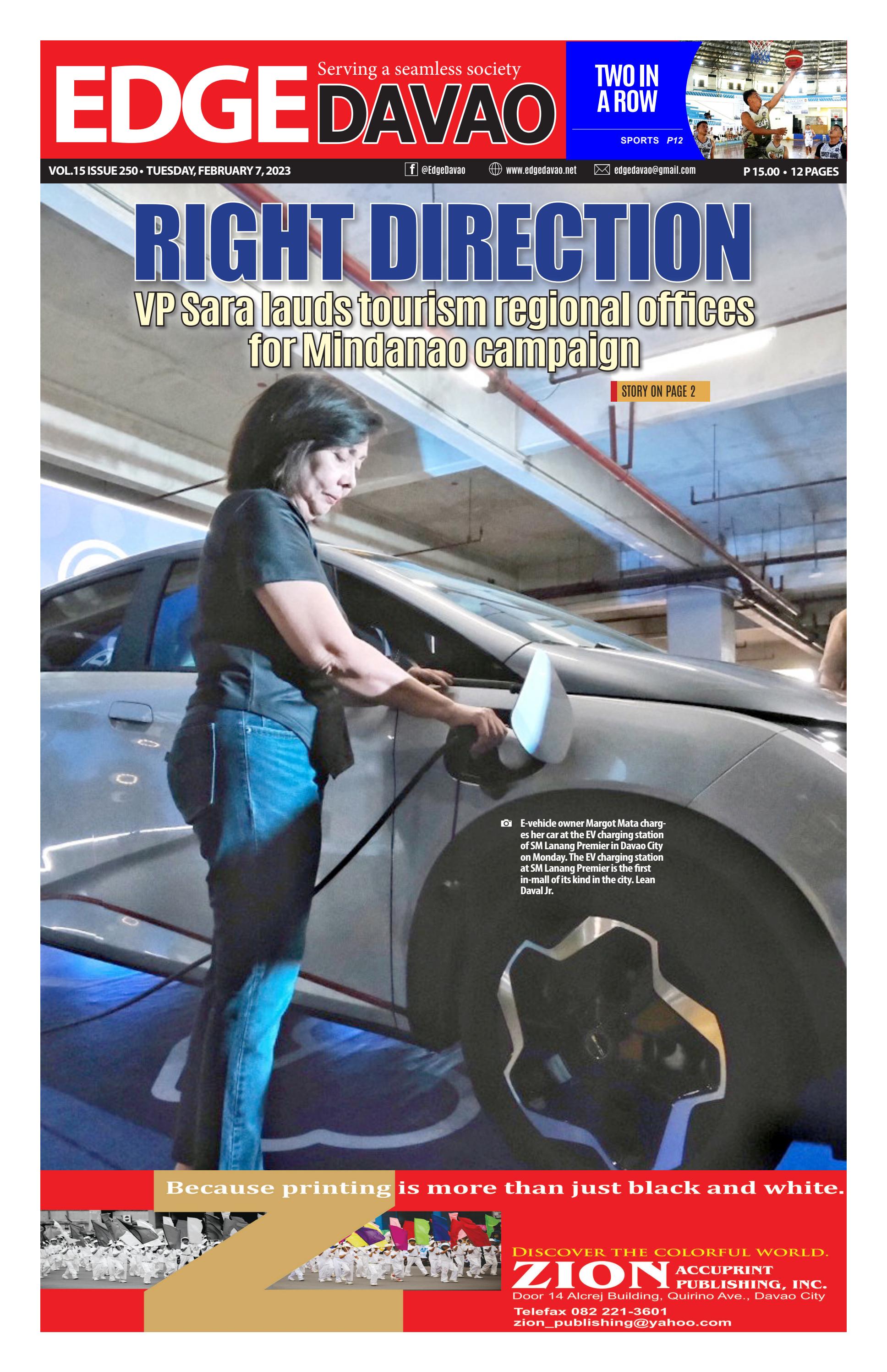 Edge Davao Vol. 15 Issue 250 | Tuesday, February 7, 2023 by Edge Davao The Business Paper - Issuu