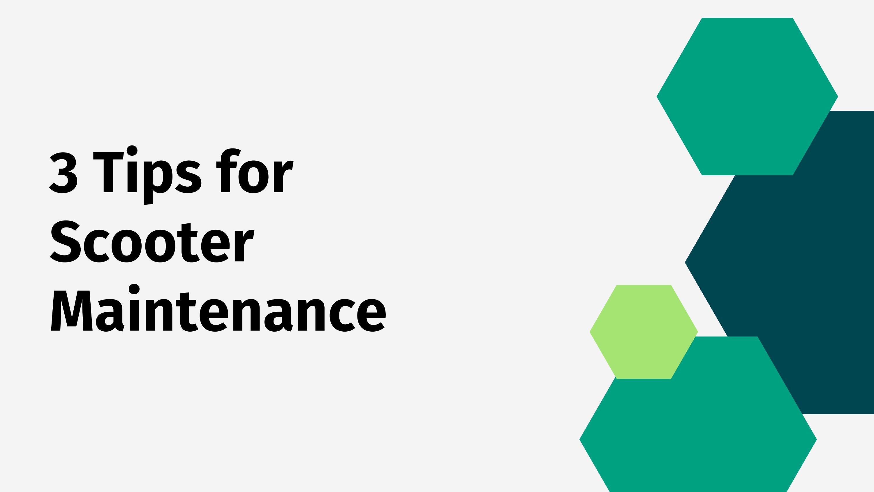 3 Tips for Scooter Maintenance by Advaith singh - Issuu