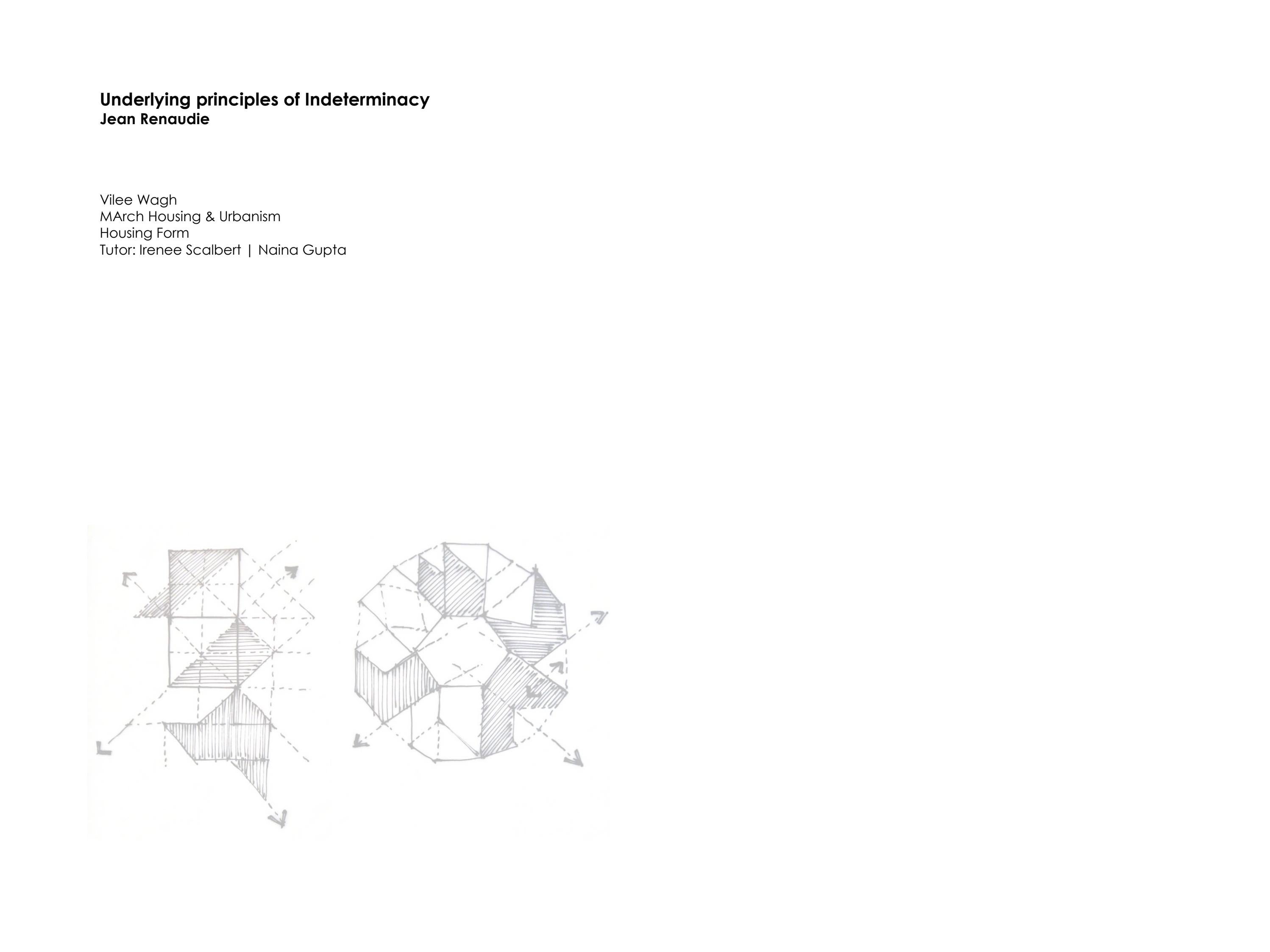 Underlying principles of Indeterminacy-Jean Renaudie/Housing Form by ...