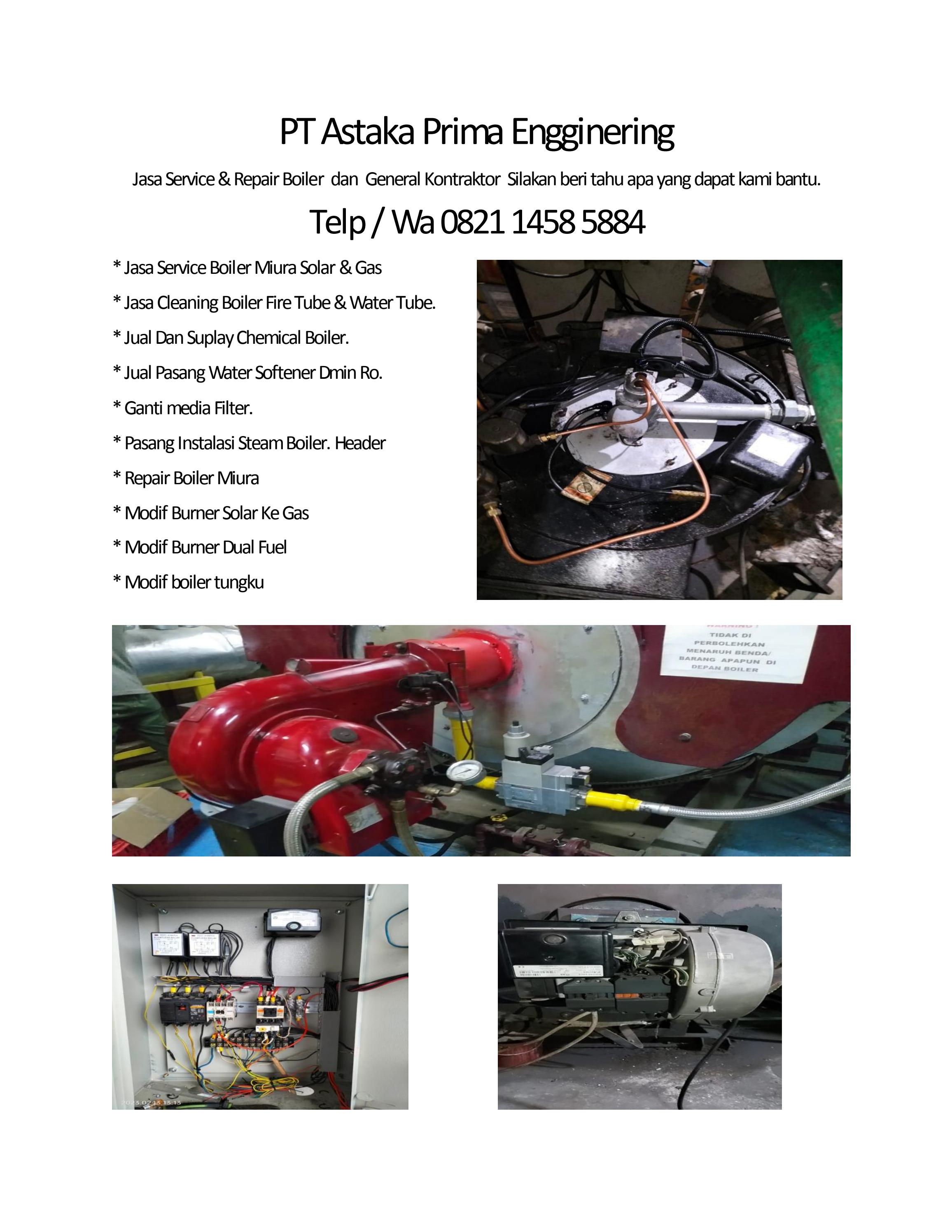 Telp/Wa 0821 1458 5884 PT Astaka Prima Engginering Boiler Dan Burner ...