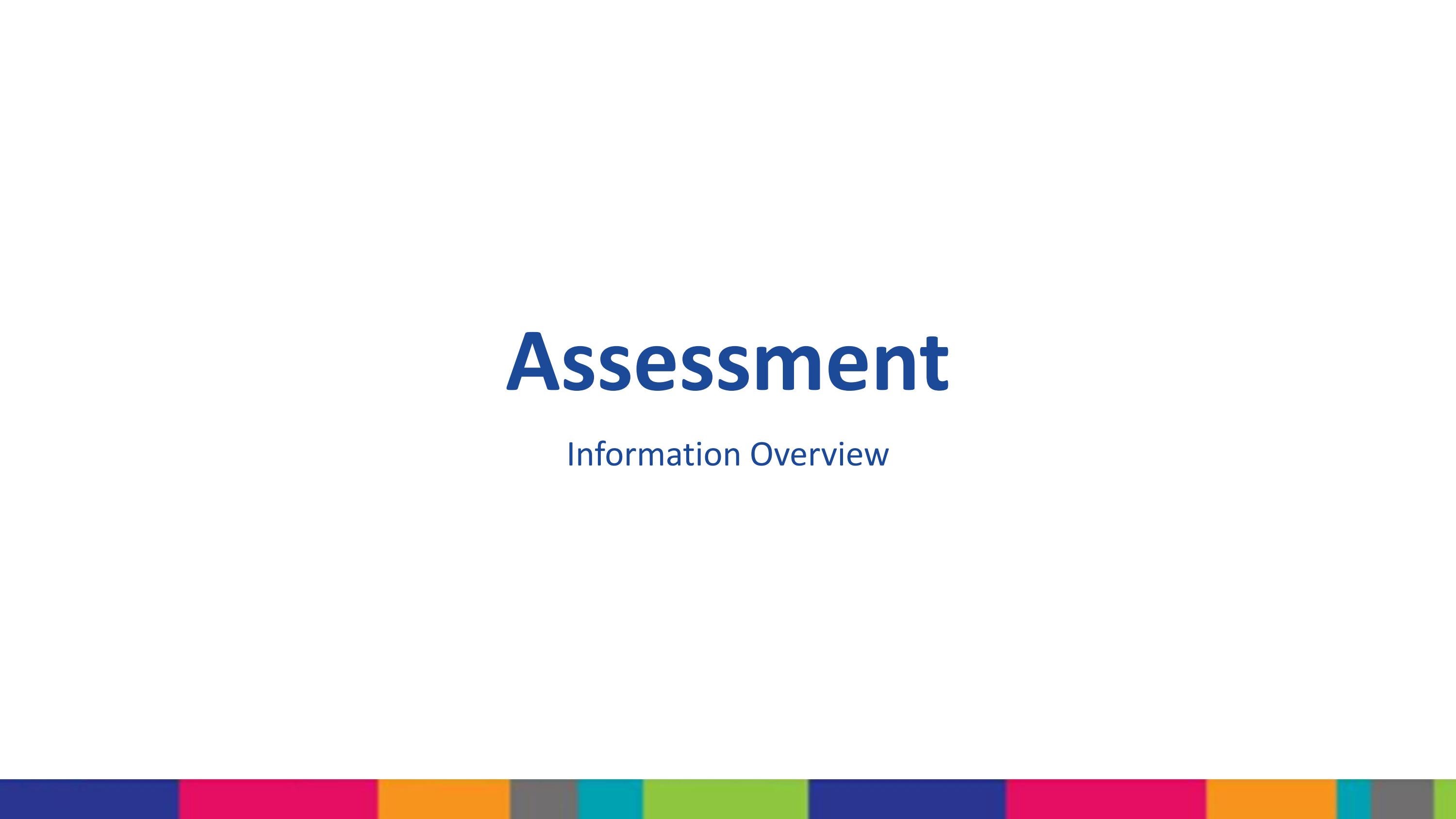 Assessment Information Overview by Schudio - Issuu