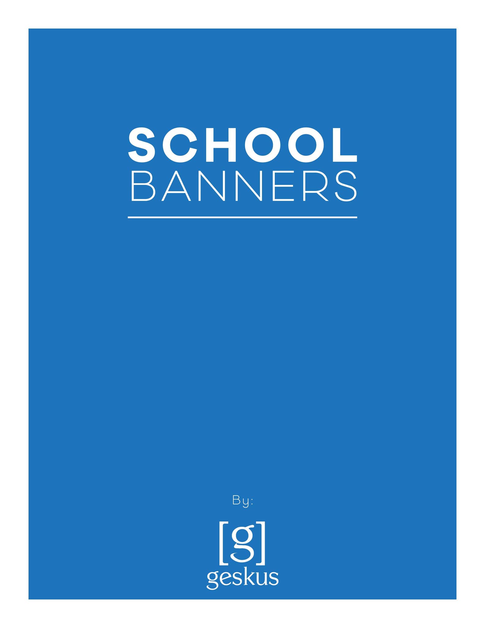 Banner Booklet - Geskus Studios by Geskus Studios - Issuu
