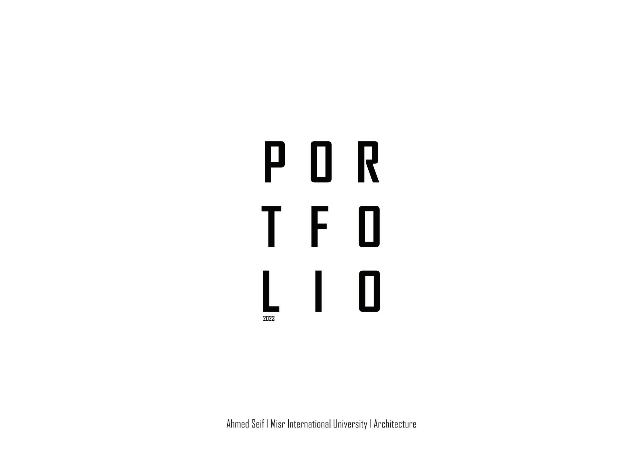 Ahmed Seif Arch Portfolio by Ahmed Seif - Issuu