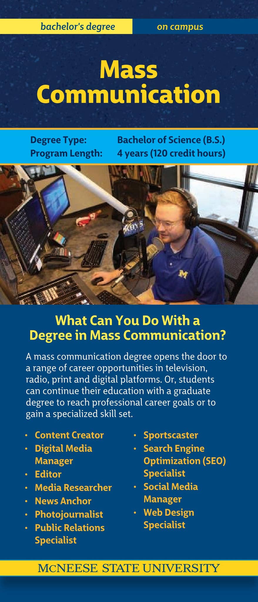 Mass Communication by McNeese Foundation - Issuu