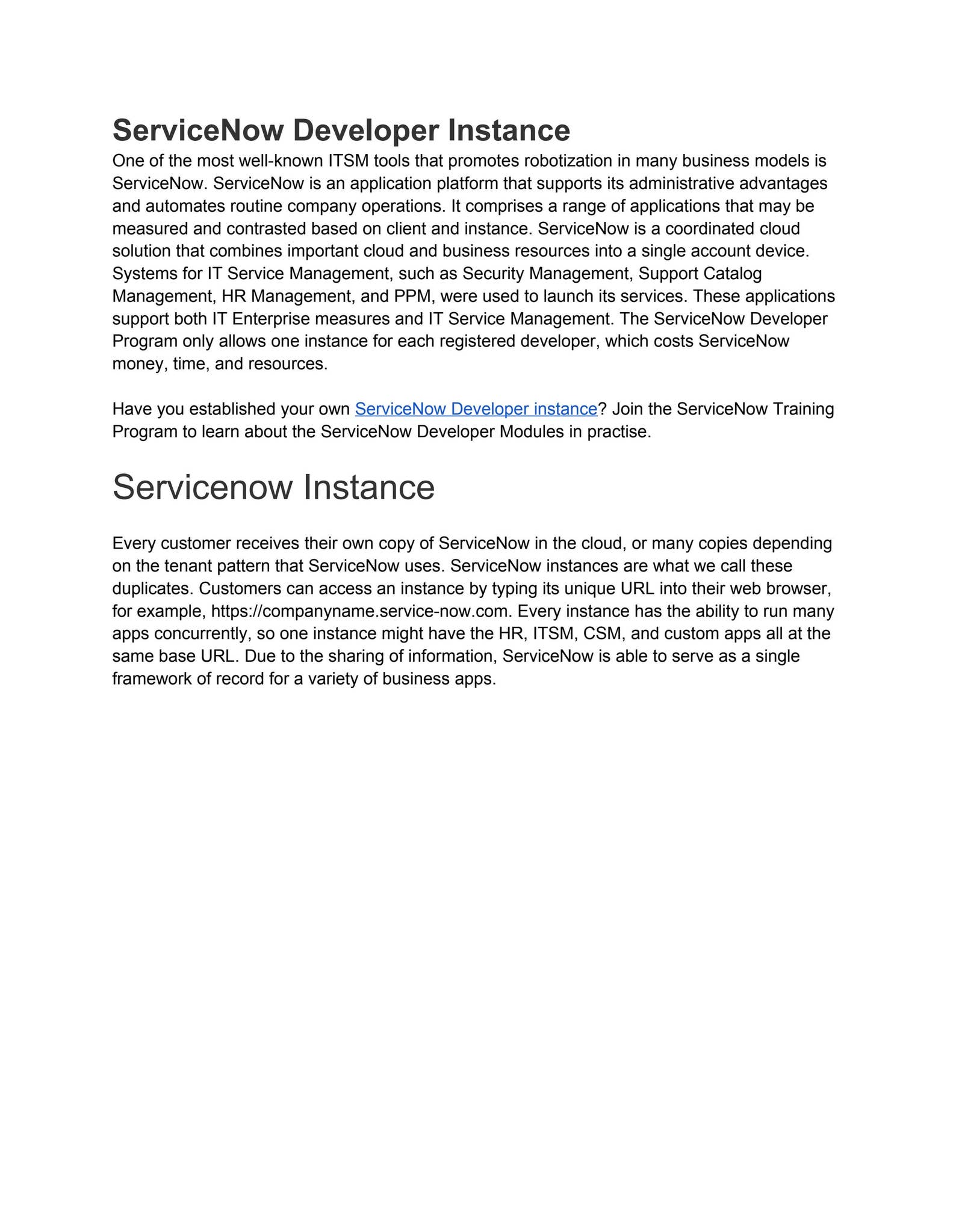 servicenow developer instance by bollusrikanth - Issuu