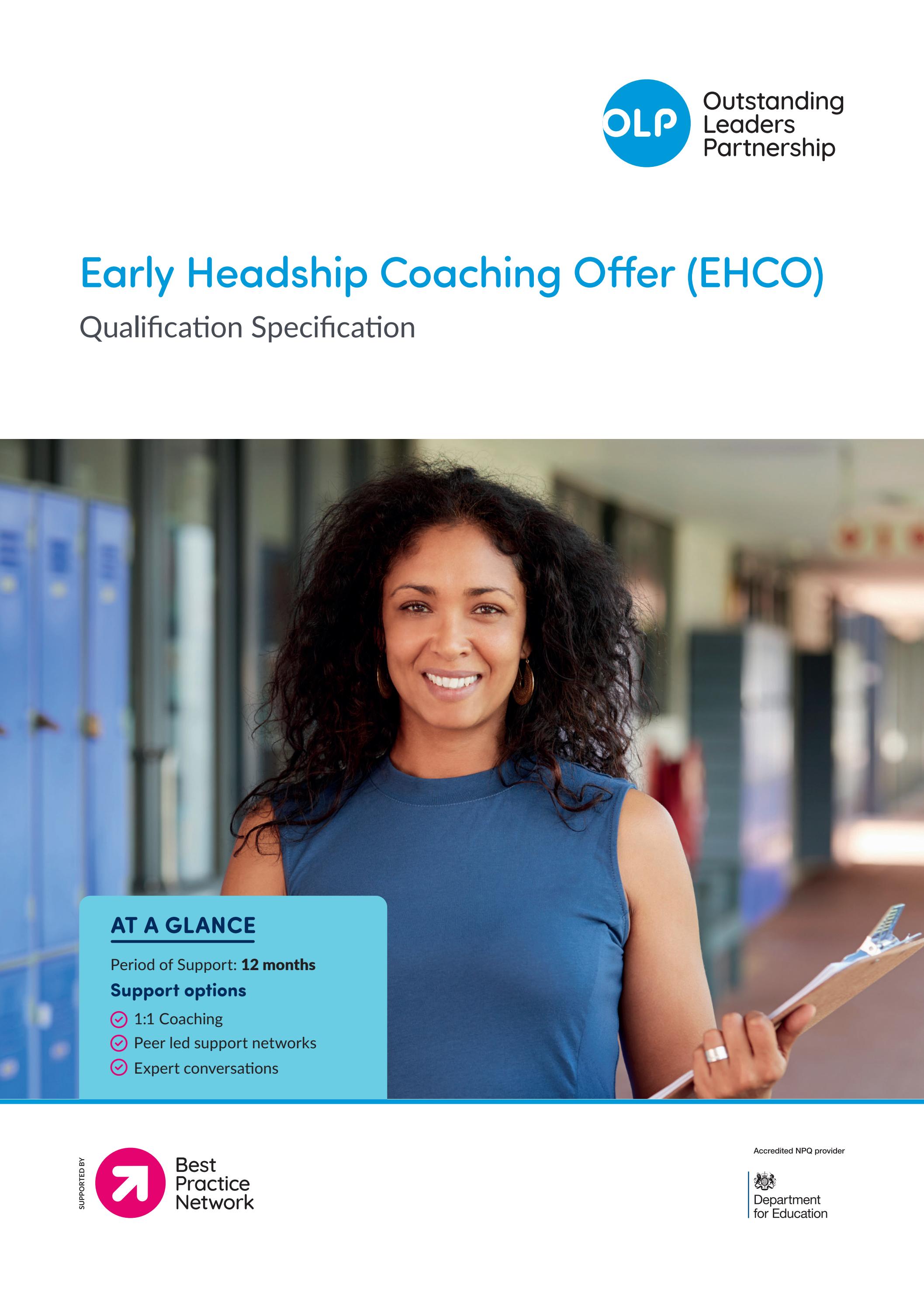 Early Headship Coaching Offer (EHCO) by Best-Practice-Network - Issuu