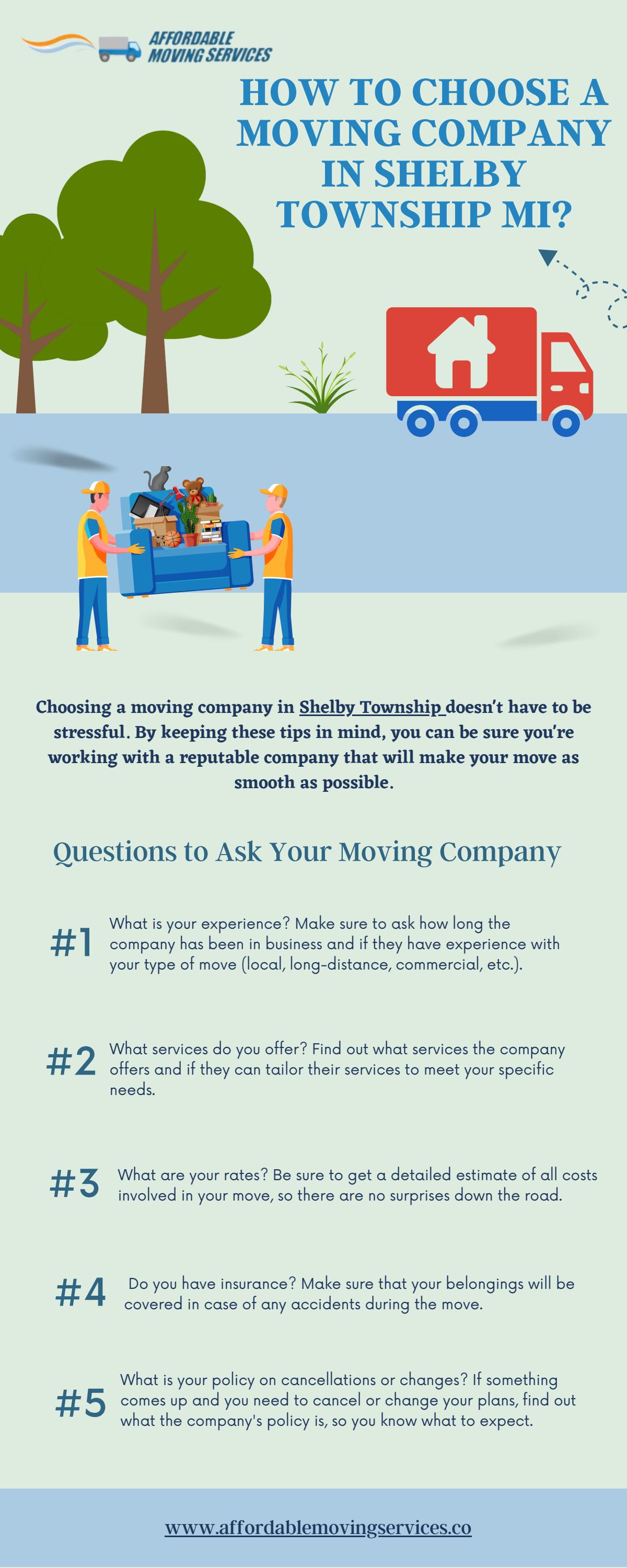 Questions to Ask Your Moving Company in Shelby Township, Mi by ...