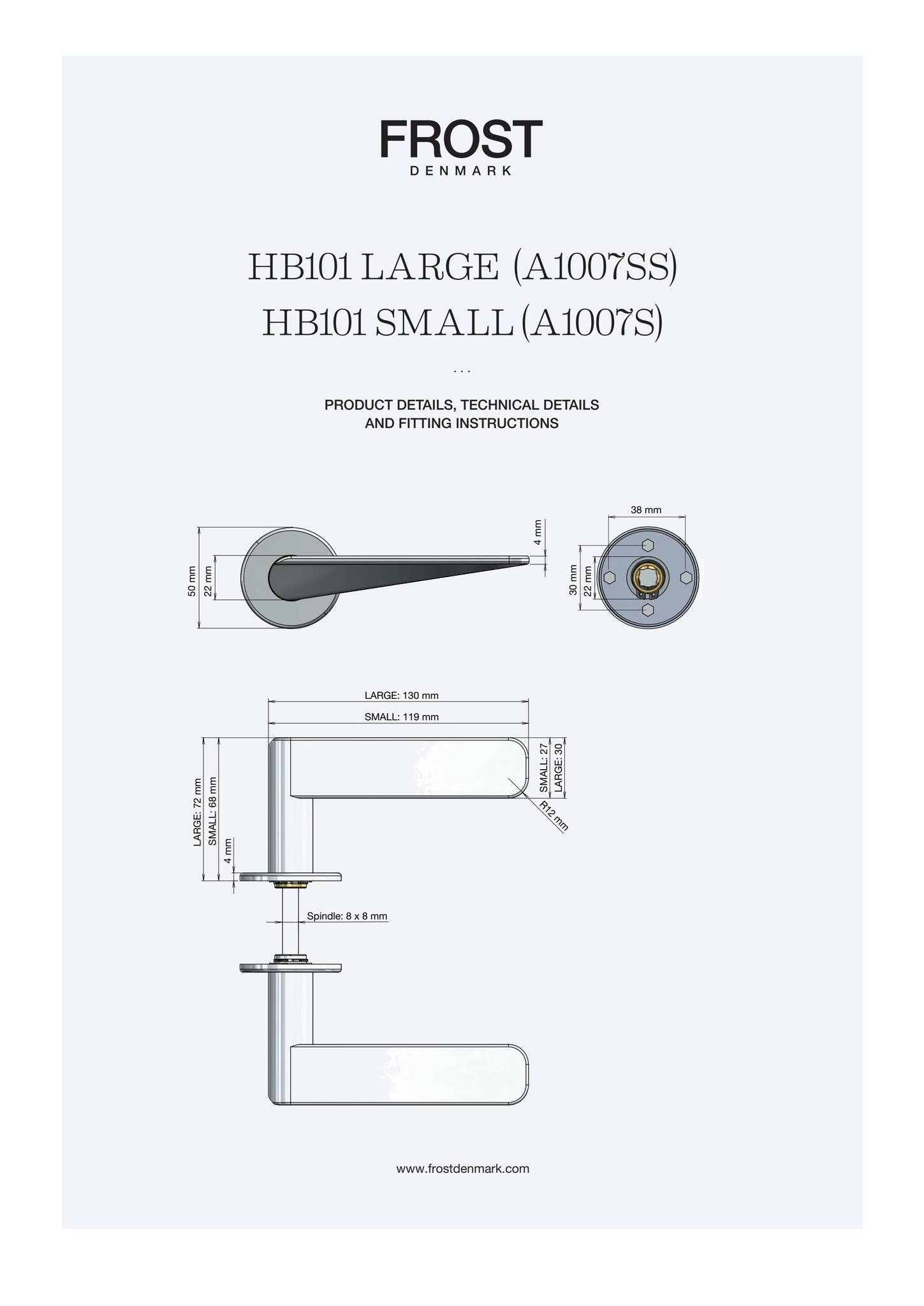 Fitting instruction - HB101 by FROST - Issuu