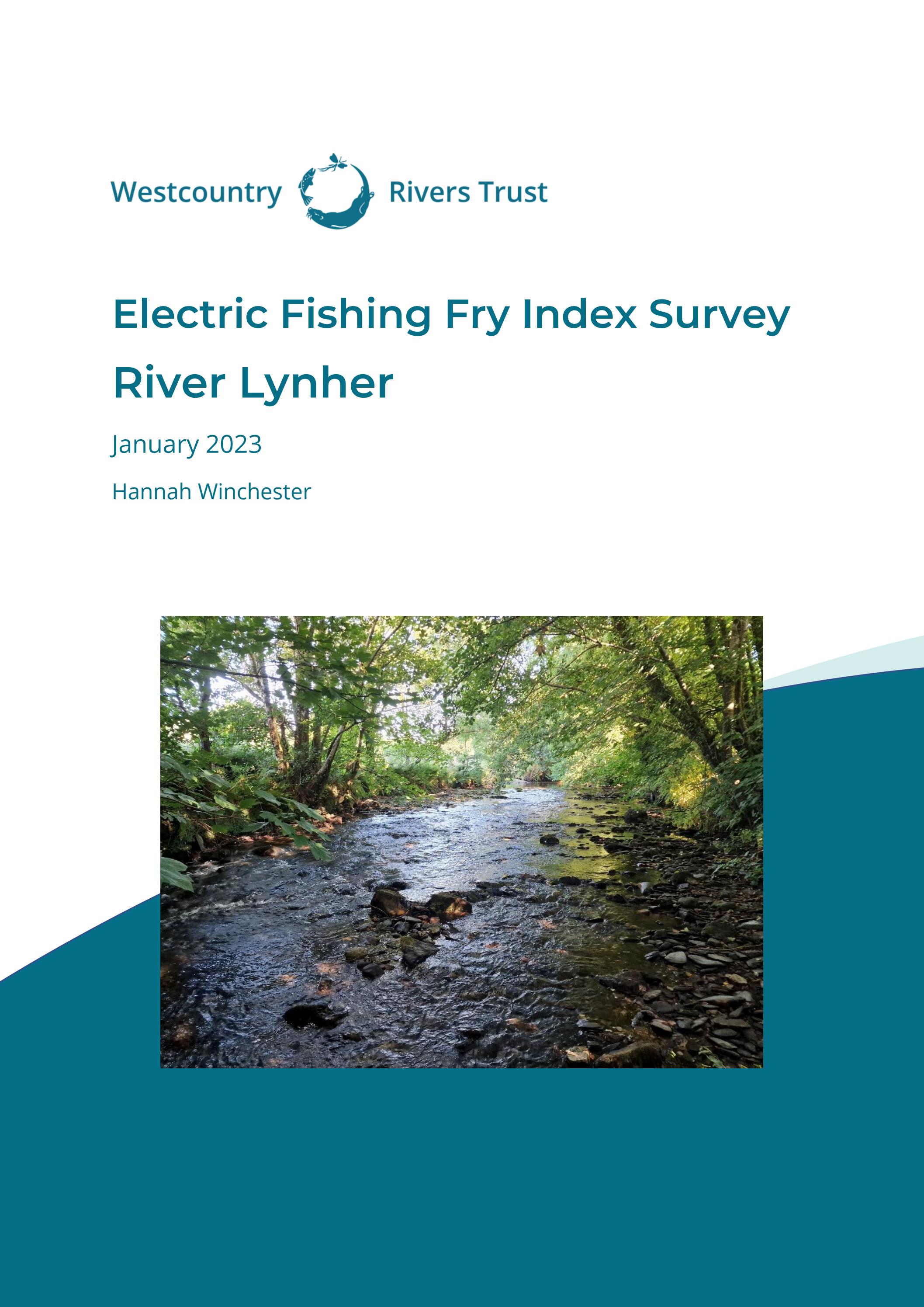 Electric Fishing Fry Index Survey - Lynher by Westcountry Rivers Trust ...
