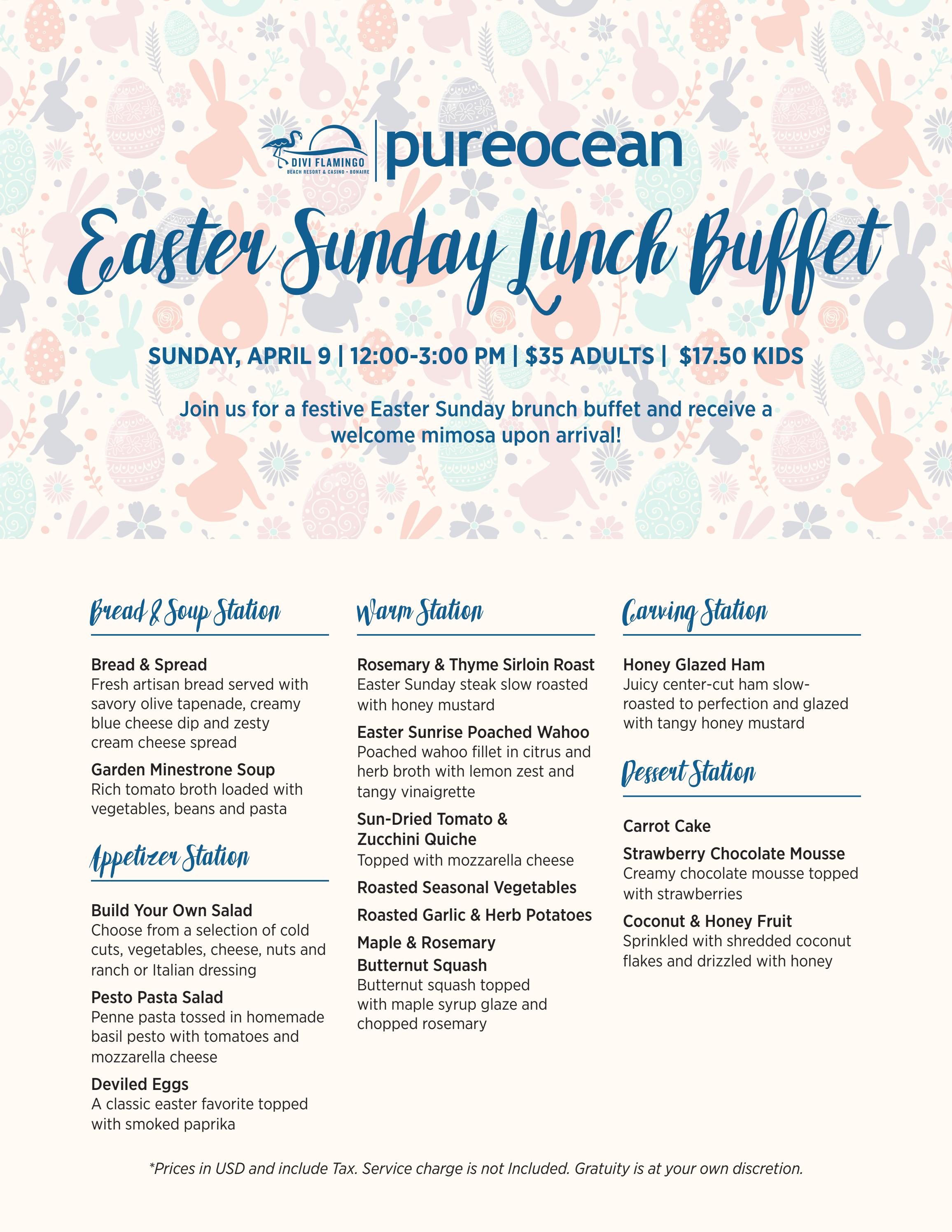 Easter Sunday Lunch Buffet by Divi Resorts - Issuu