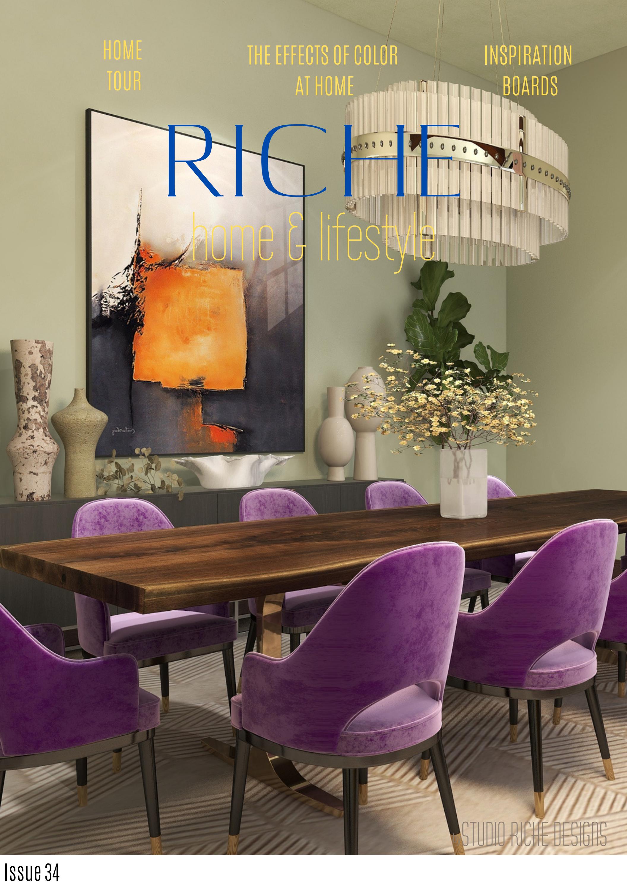 Riche The Mag - The Effects of Color at Home - Issue 34 by ...