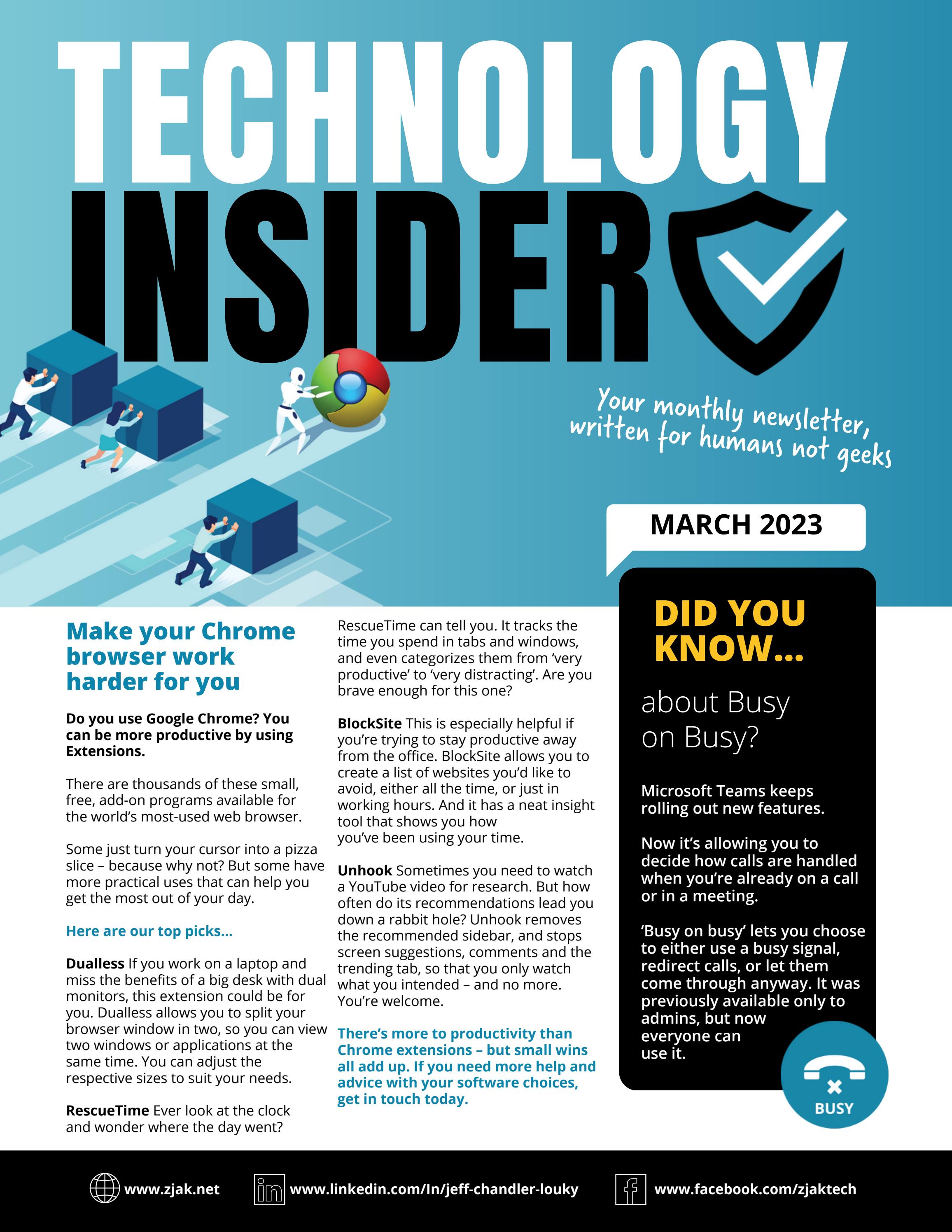 Z-JAK Tech Newsletter March 2023 by Z-JAK Technologies - Issuu