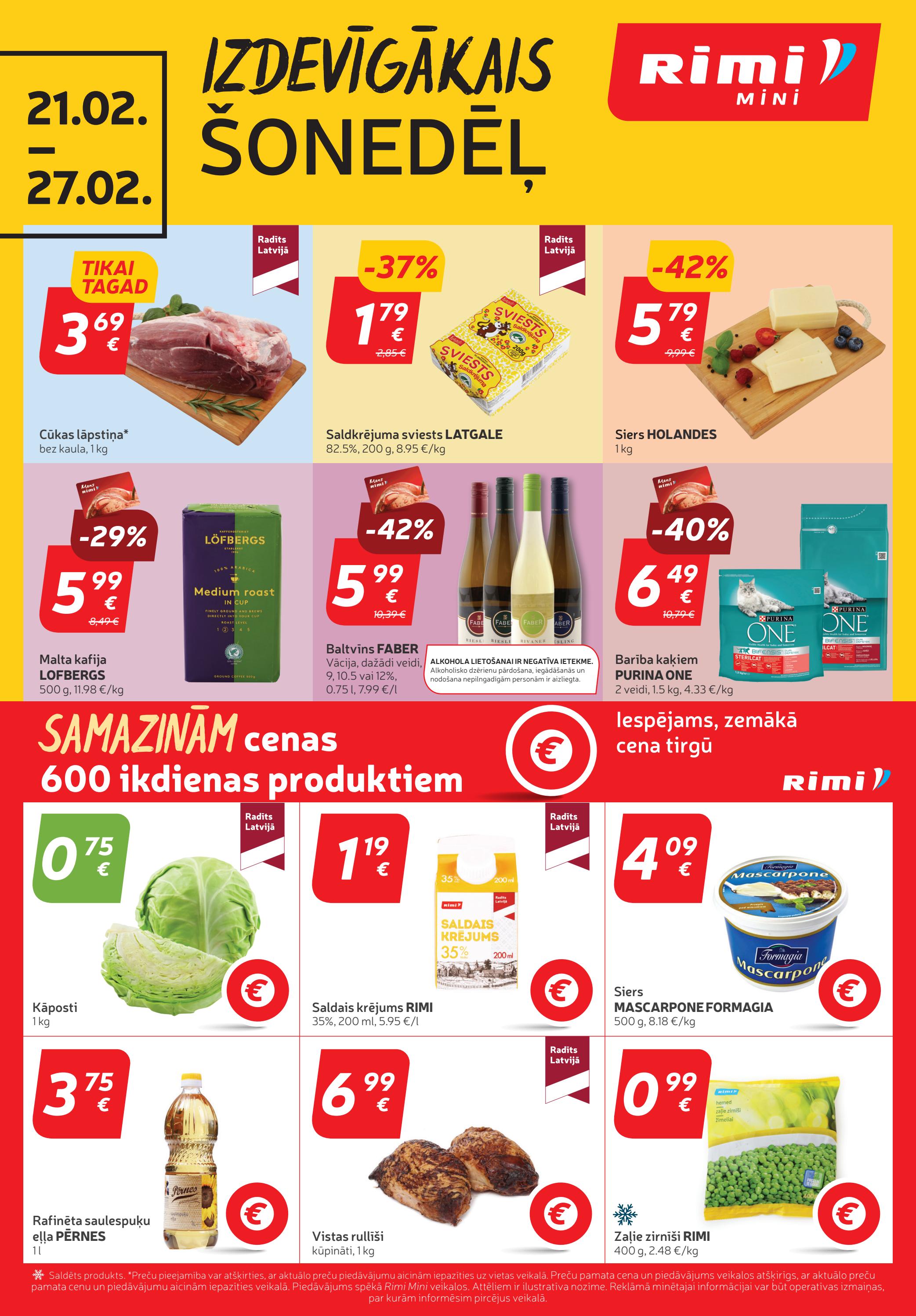 Rimi Mini akciju buklets 21.02.-27.02.2023. by Rimi - Issuu