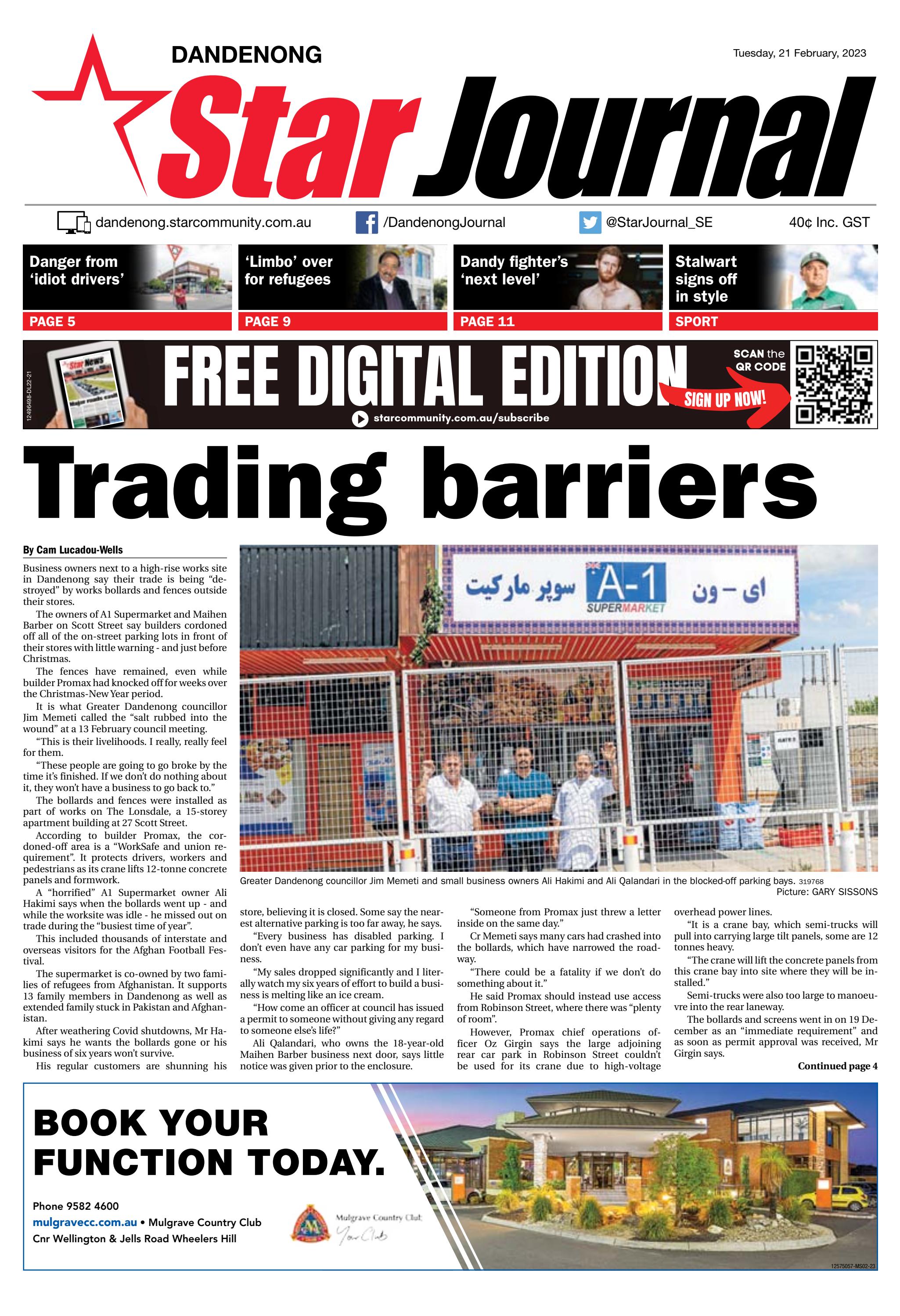Dandenong Star Journal - 21st February 2023 by Star News Group - Issuu
